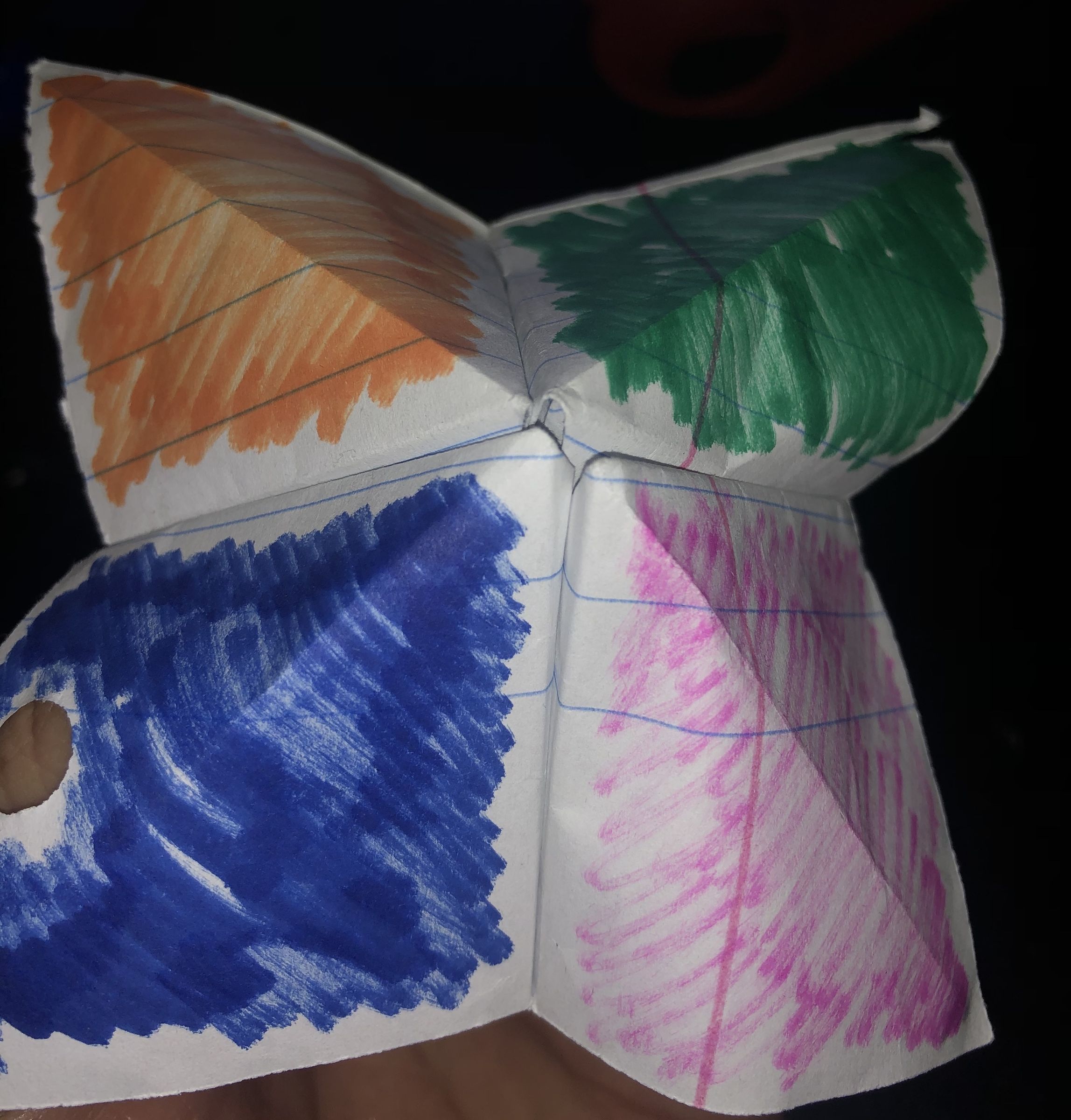 How to Make a Paper Origami Fortune Teller : 8 Steps - Instructables