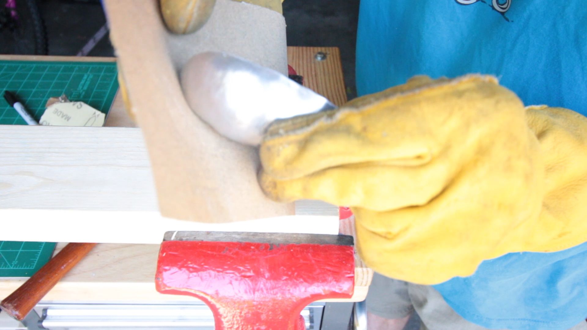 SHAPING SHEET METAL WITH a BALL PEEN HAMMER AND WOOD : 10 Steps (with ...