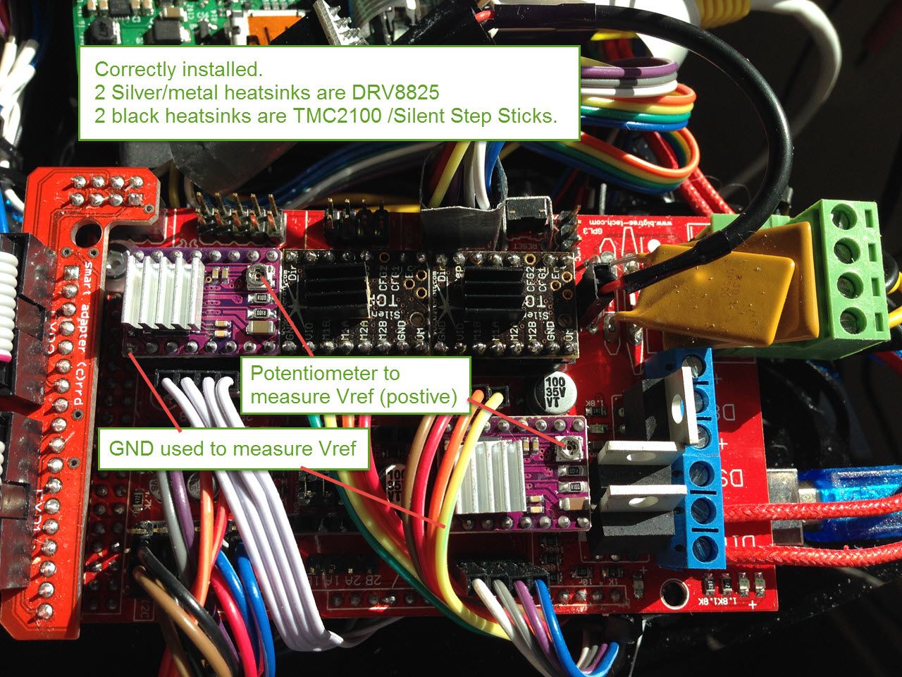 Installing and Configuring DRV8825 Stepper Drivers : 3 Steps ...