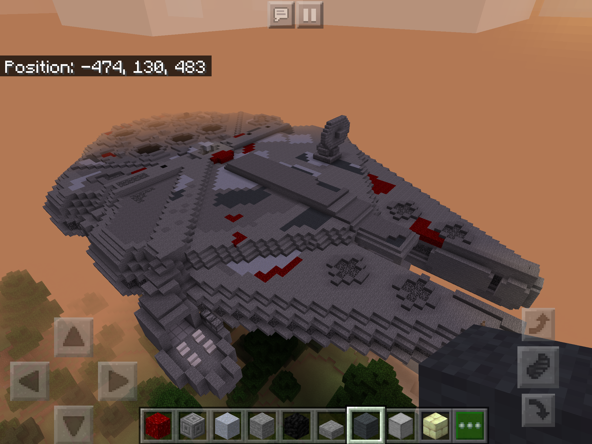 Minecraft - the Millennium Falcon : 7 Steps - Instructables