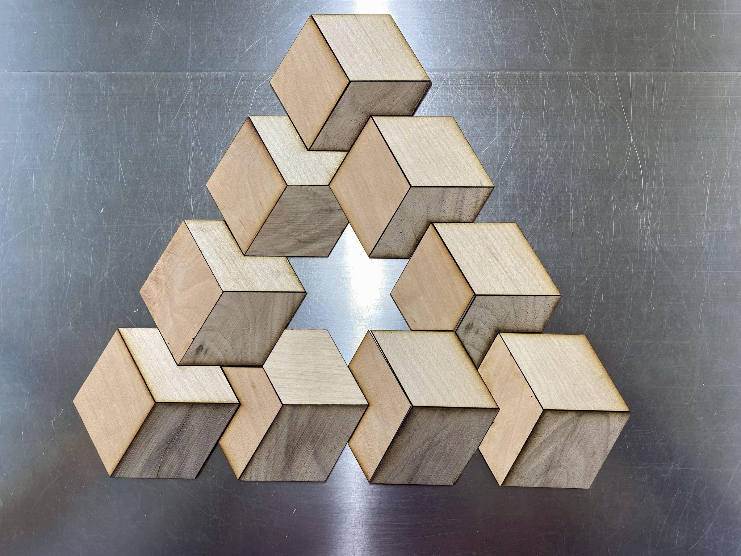 Impossible Triangle Wood Art : 4 Steps (with Pictures) - Instructables