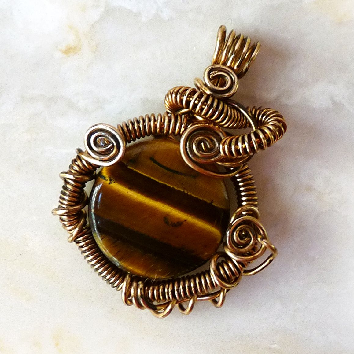 Wire Wrapped Bead Pendant : 14 Steps (with Pictures) - Instructables