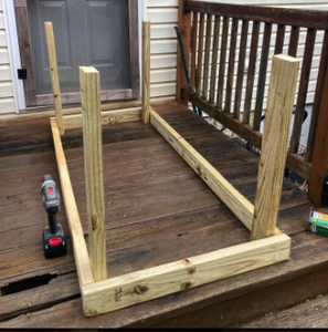Simple Outdoor Table for Deck or Patio : 5 Steps - Instructables