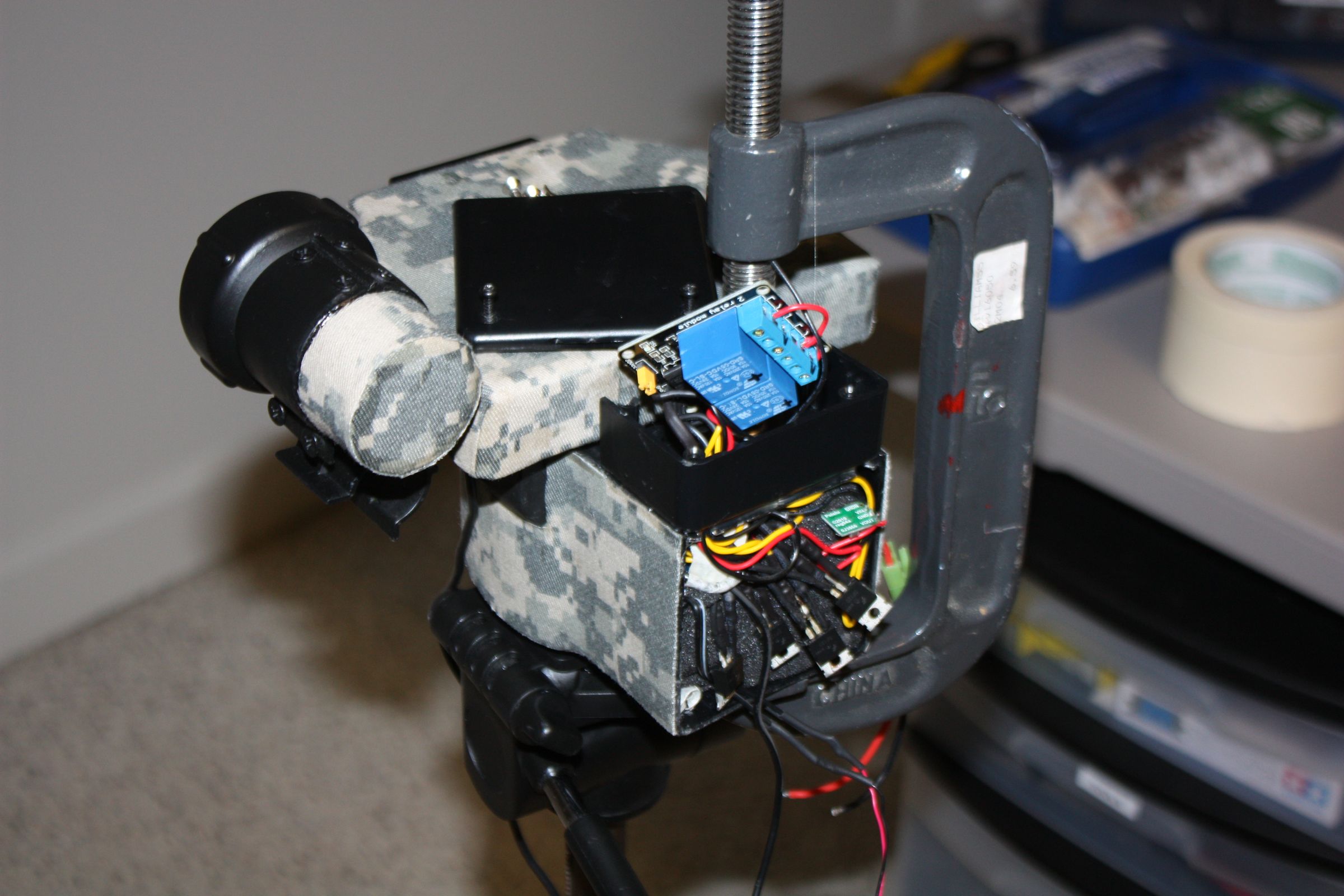 "Project Launch Platform Robot" Part 1 - the Head : 21 Steps ...