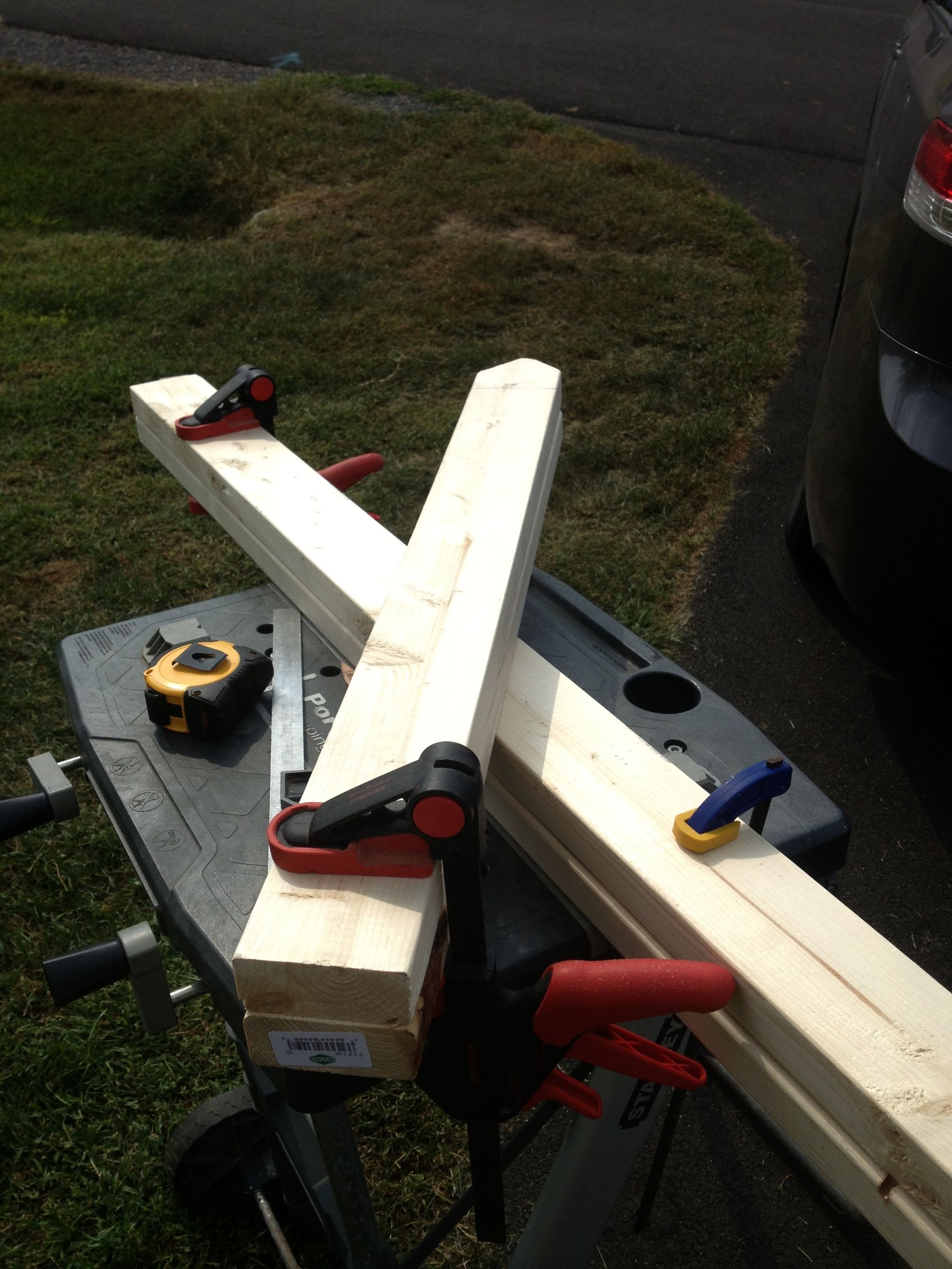 Easy, Cheap Folding Workbench! : 5 Steps - Instructables