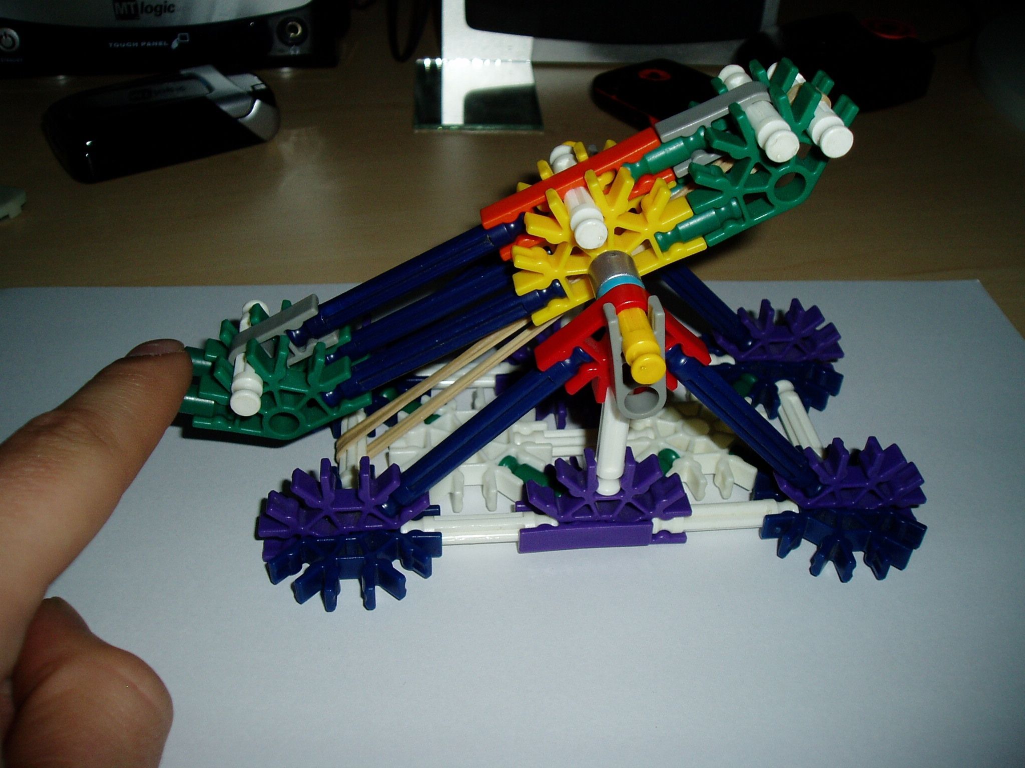 Marble Shooting Mini Knex Catapult : 7 Steps - Instructables