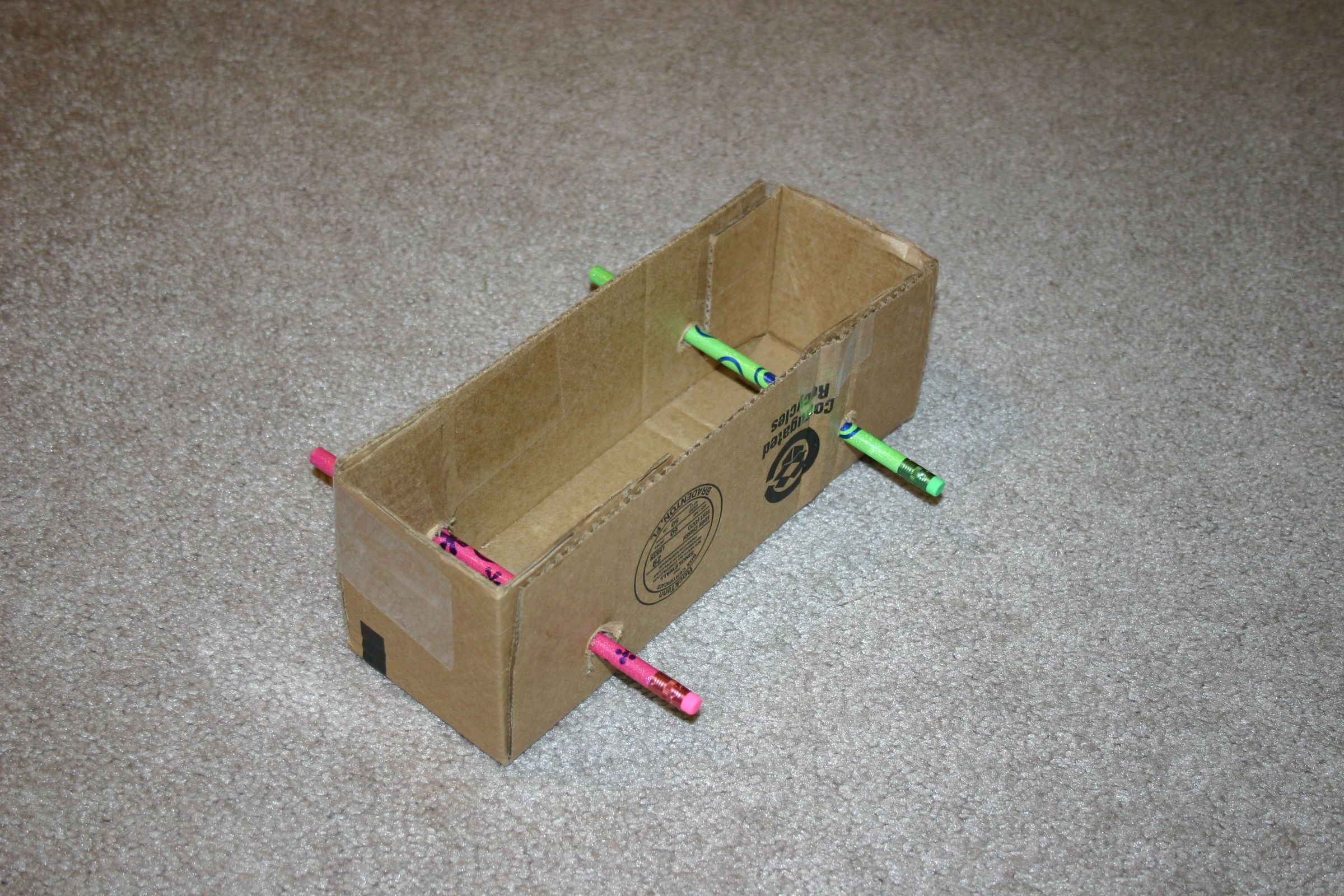 Rubber Band Powered Cardboard Car : 10 Steps - Instructables
