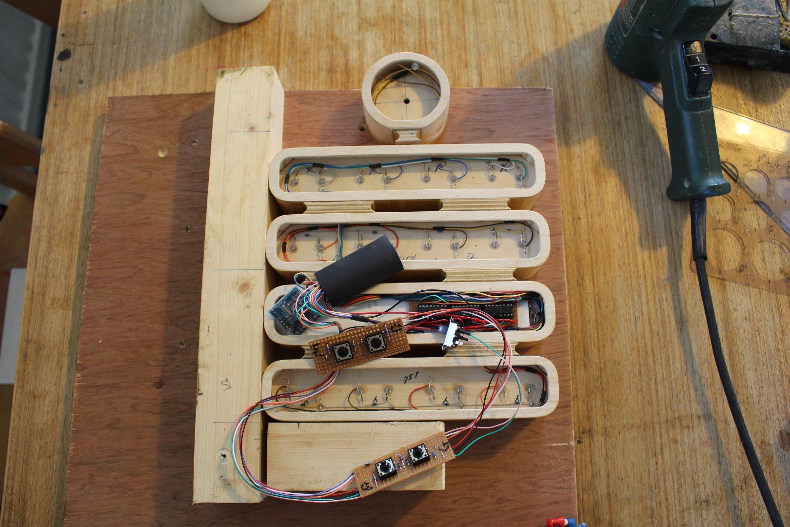 Berlin Clock, Arduino Nano, DS1307 Real Time Clock. 74HC595N 8 Bit Shift Register. : 5 Steps ...