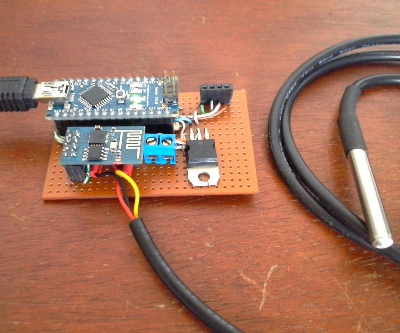 Test Web Server Esp8266 Arduino Ds18b20 Onewire Instructables 6829