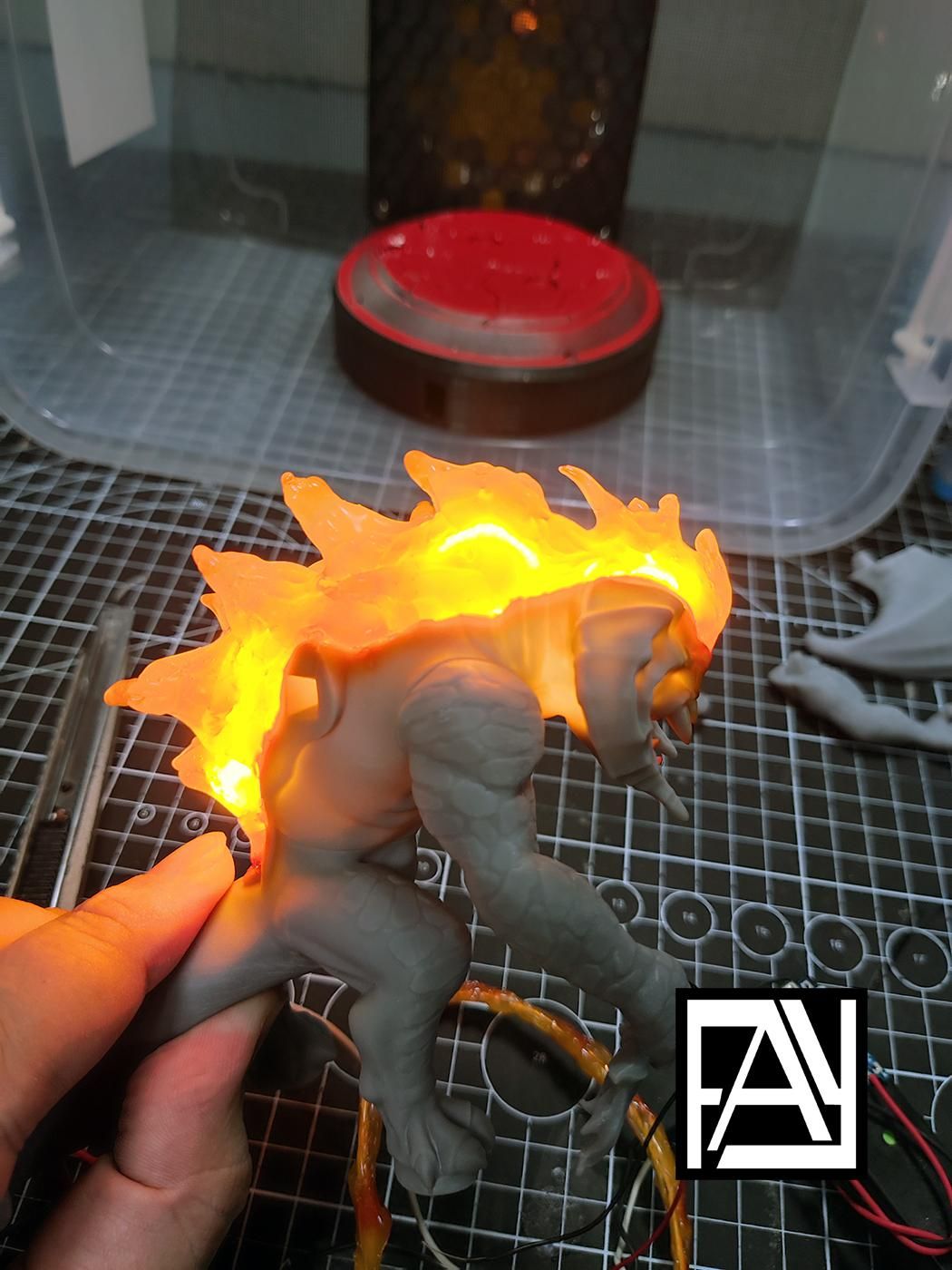 Balrog Glowing Flames : 9 Steps (with Pictures) - Instructables