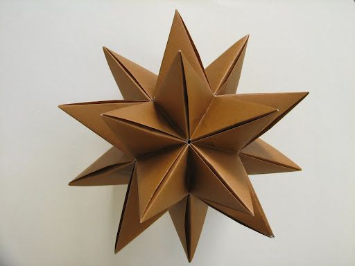 How to Make an Origami Modular Decorative Star Ball (3D Omega Star ...