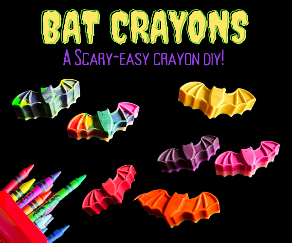 Bat Crayons: a Scary-Easy Crayon DIY! : 5 Steps (with Pictures ...