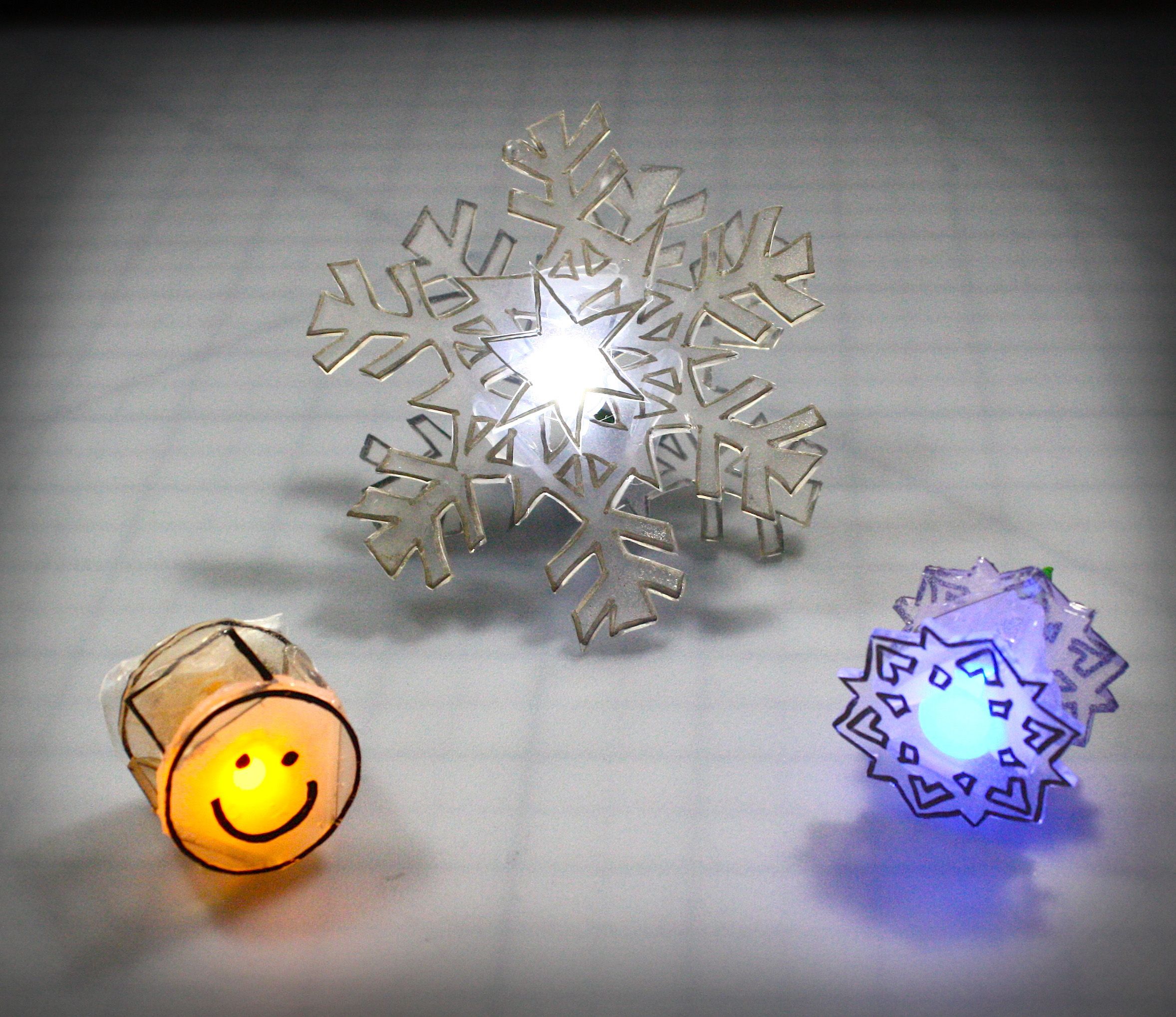 Light-Up Shrink Plastic Mayhem : 5 Steps (with Pictures) - Instructables