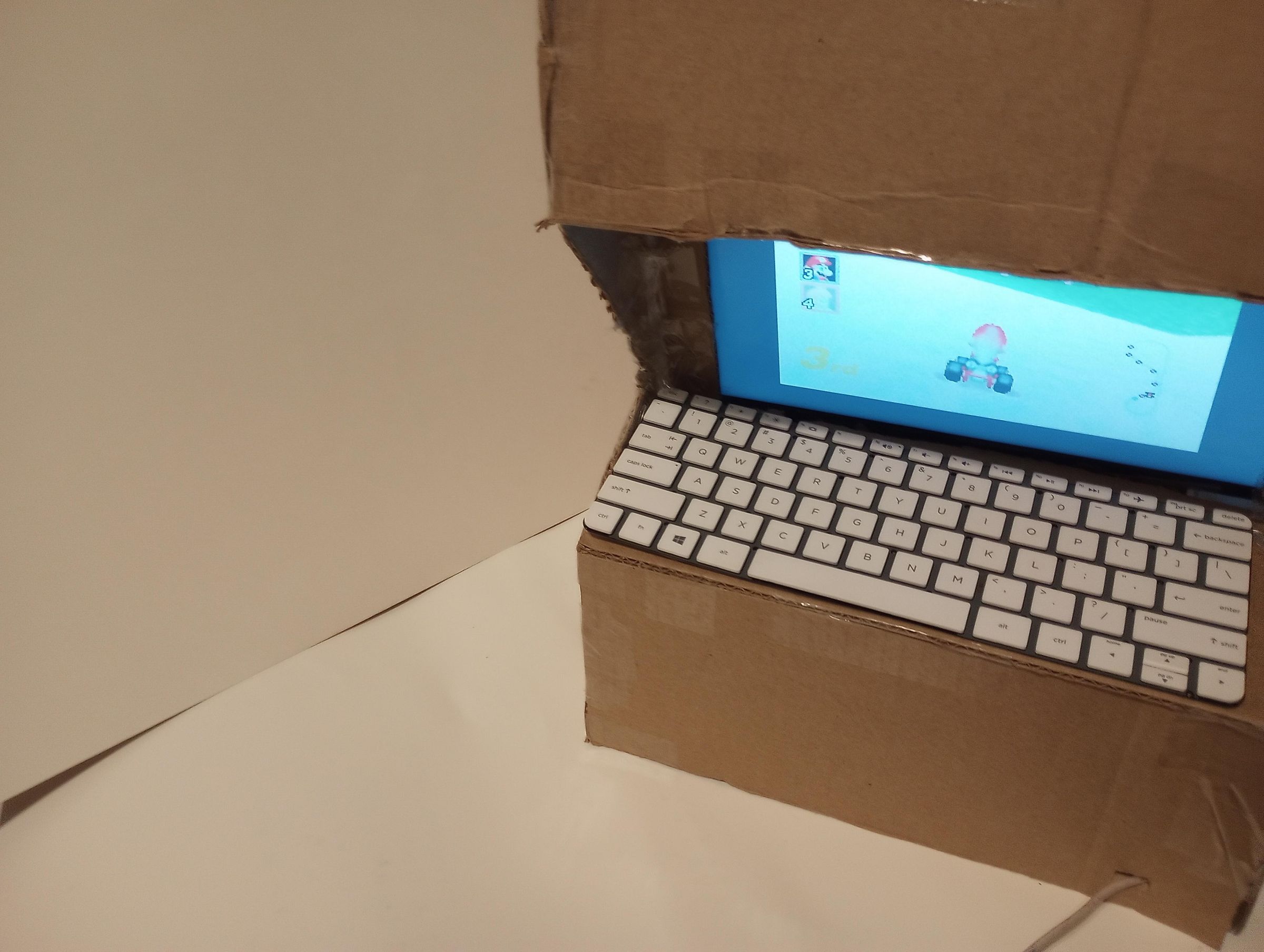 Turn an Old Laptop Into a Cheap Cardboard Mini Arcade Cabinet : 3 Steps ...
