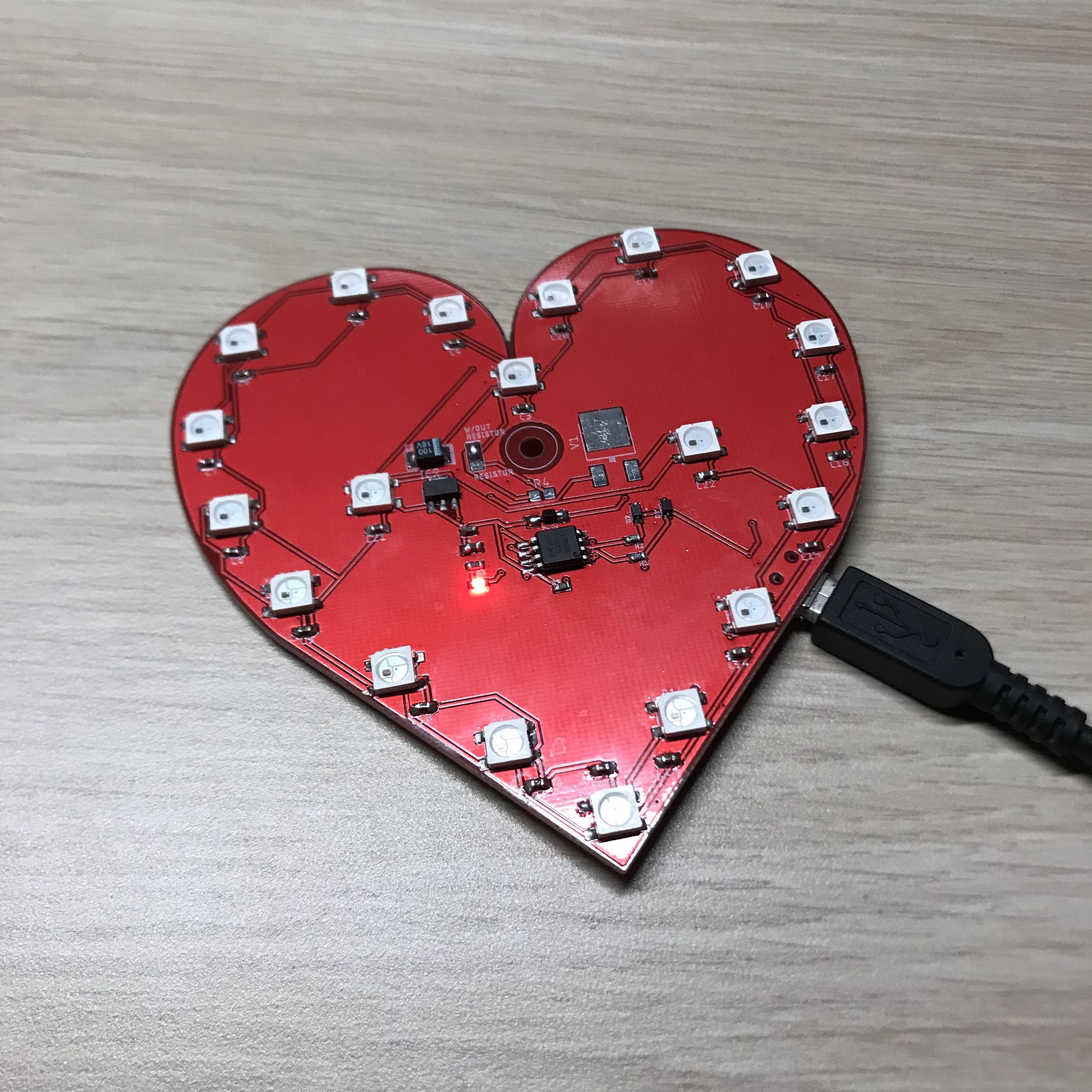 Valentines PCB Heart : 4 Steps (with Pictures) - Instructables