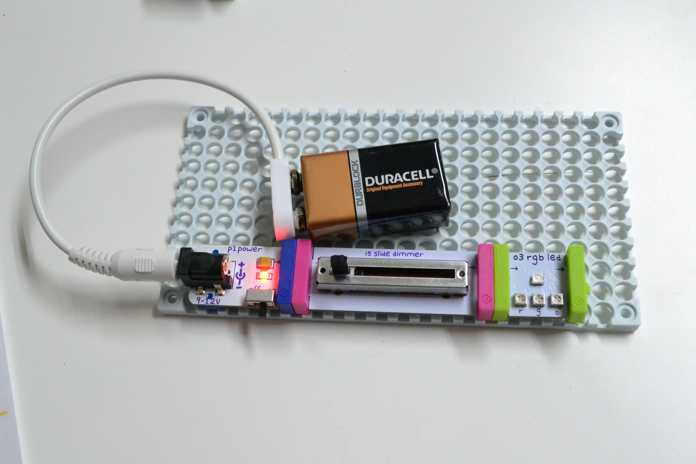 Como Hacer Led RGB Graduable Mediante Slice Dimmer LittleBits - Instructables