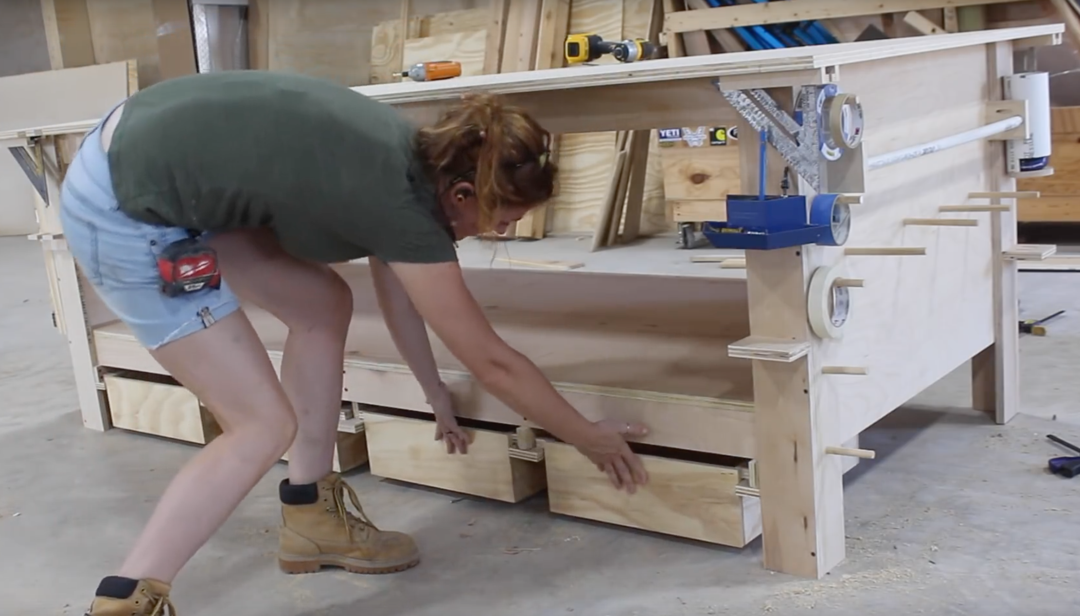The Ultimate Plywood Workbench (plus Shop Storage Solutions) : 16 Steps ...