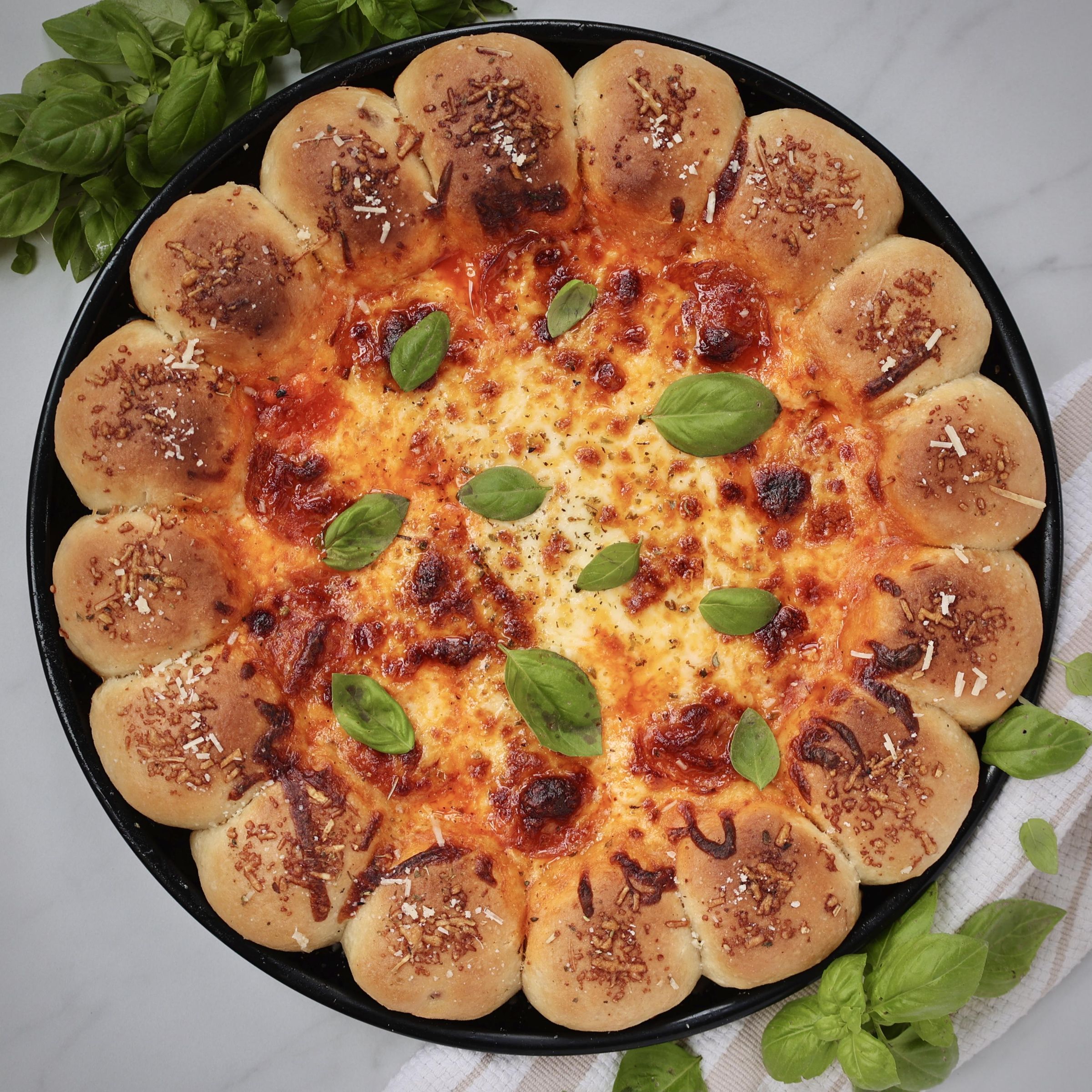 Triple Cheese Garlic Roll Pizza Dip : 4 Steps (with Pictures ...