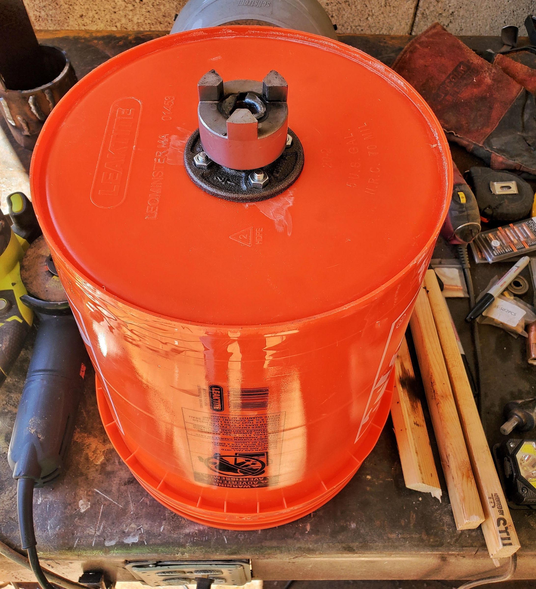 Metal Parts Tumbler Polisher/Rust Remover/Deburring : 7 Steps (with ...