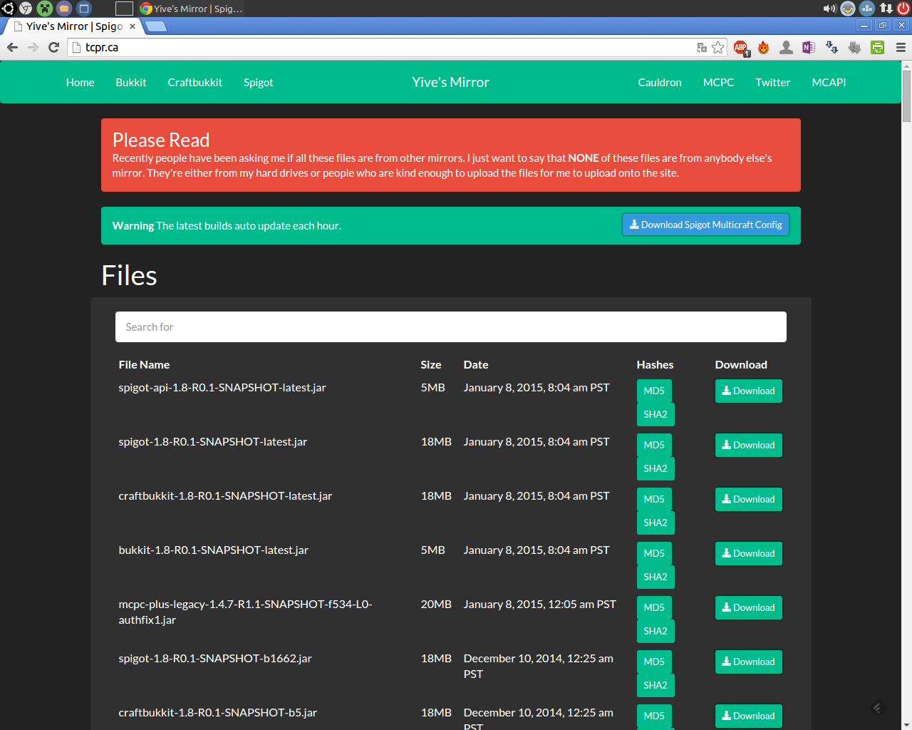 Make a Minecraft 1.8.0 Bukkit Server on Linux : 9 Steps - Instructables