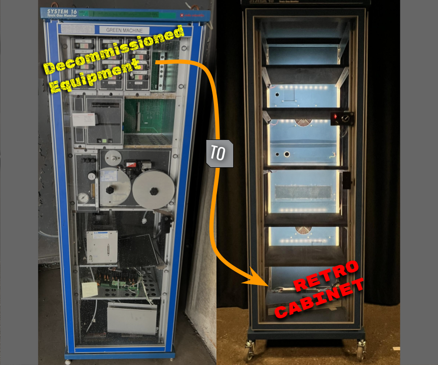 Turn an Old Equipment Chassis Into a Retro Cabinet! : 12 Steps (with ...
