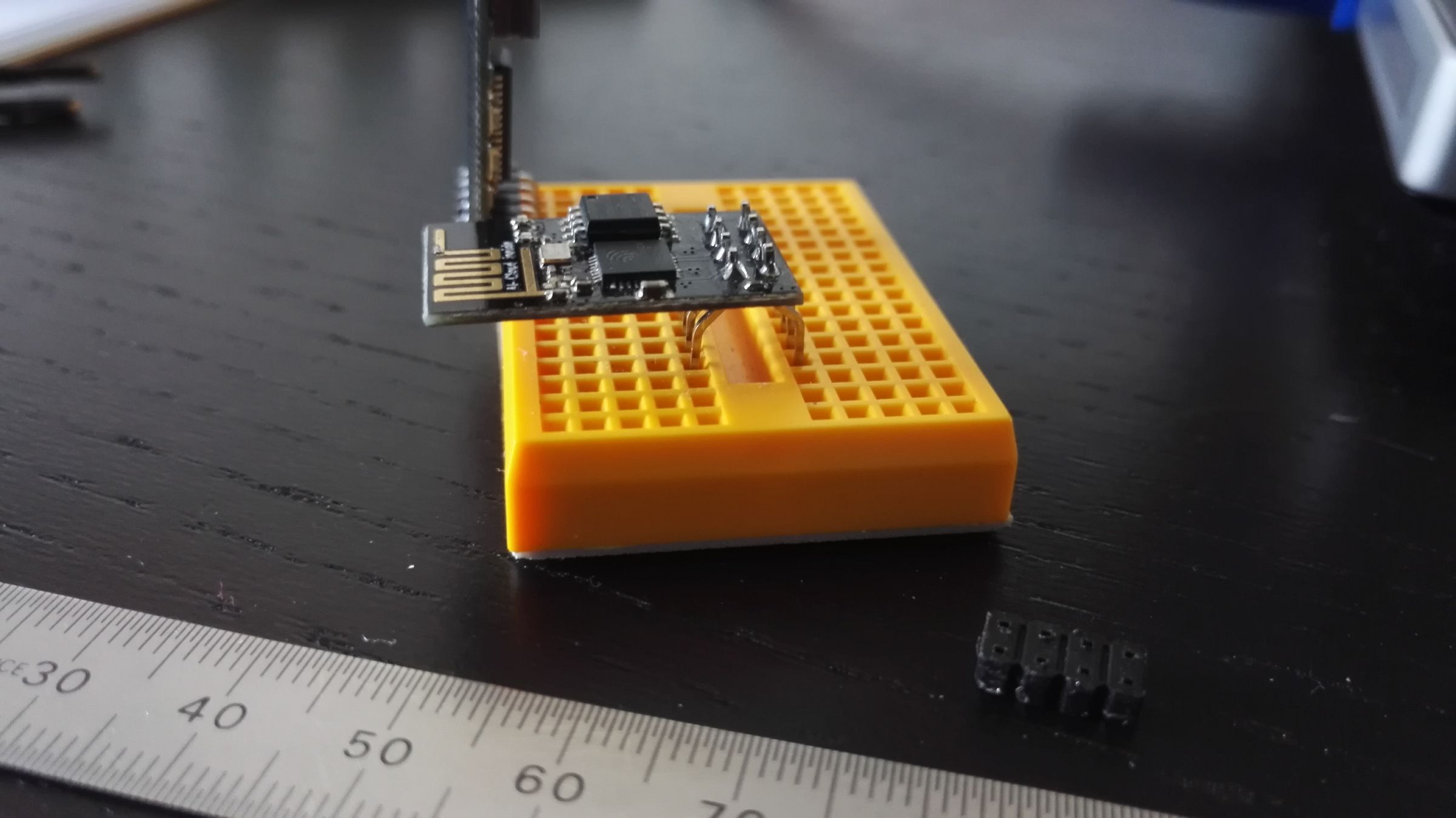 Making ESP8266-01 Module Breadboard Friendly : 3 Steps (with Pictures) - Instructables