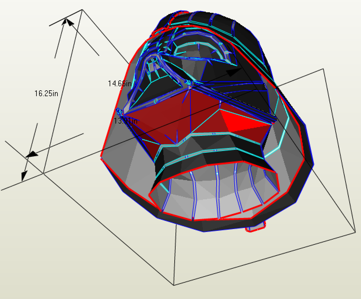 Cardboard Darth Vader Helmet : 6 Steps - Instructables