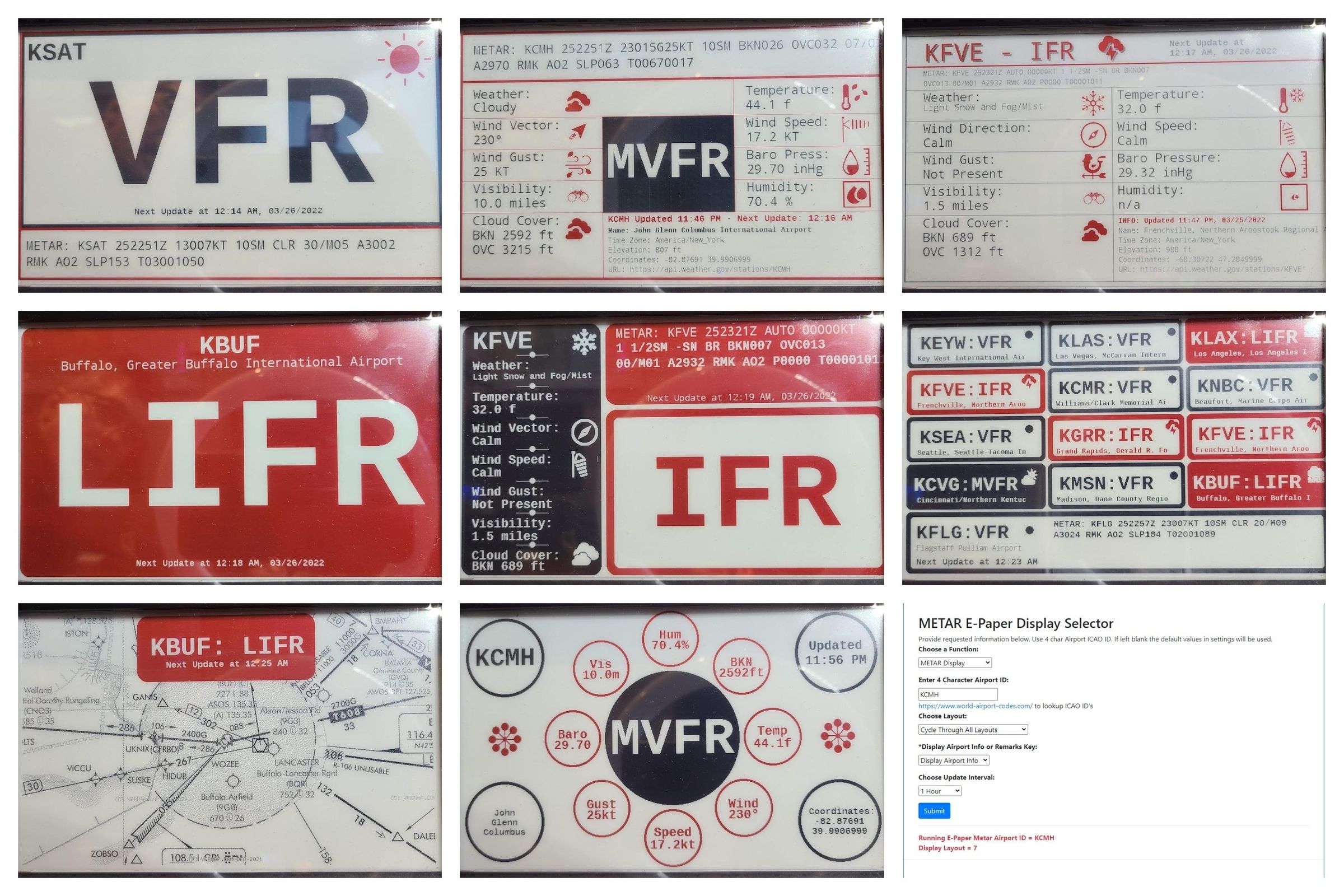 7x5 E-Paper METAR Display - Updated Again With Newest API : 4 Steps ...