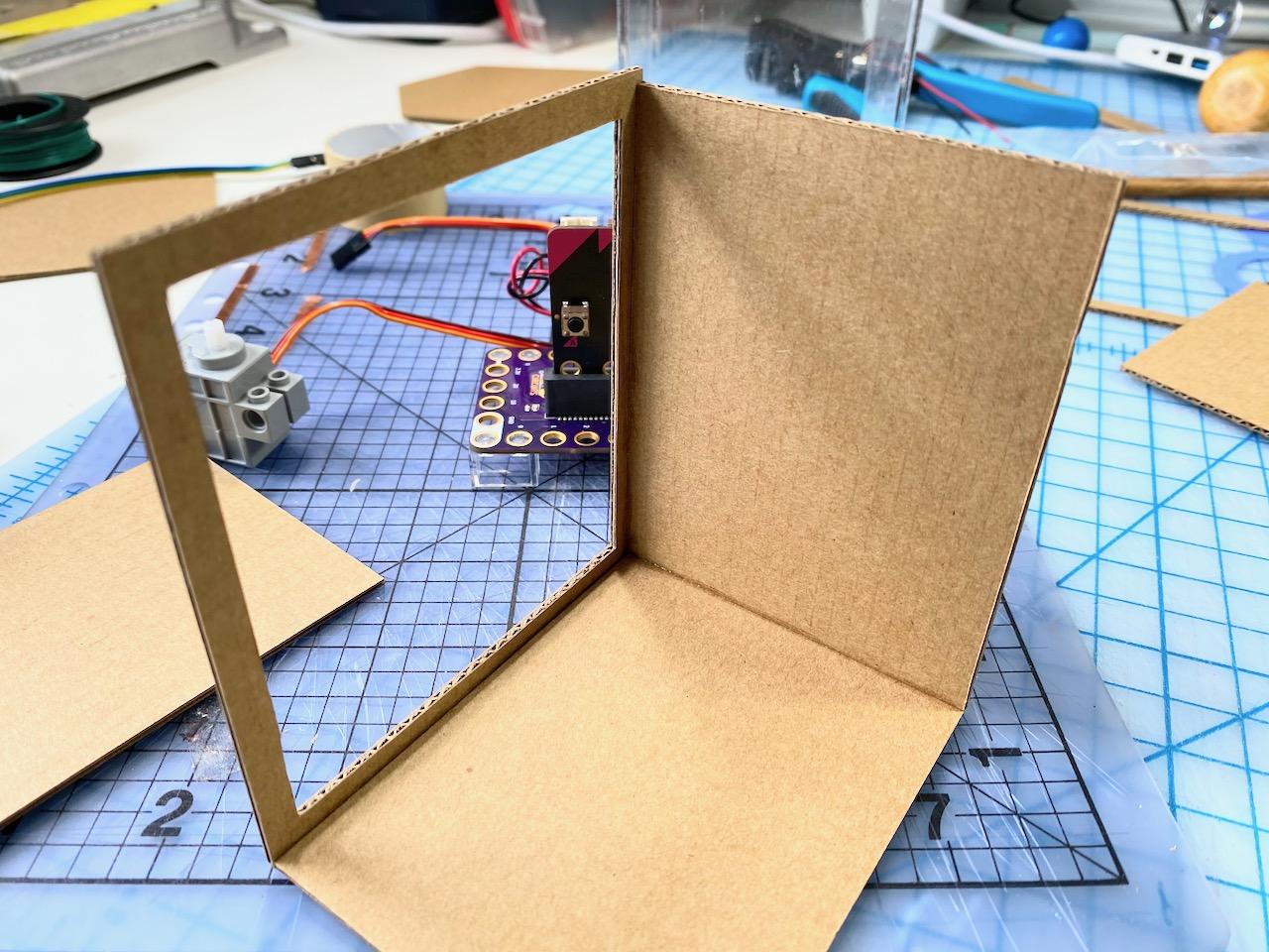 "High-Fivey" the Cardboard Micro:bit Robot : 18 Steps (with Pictures ...