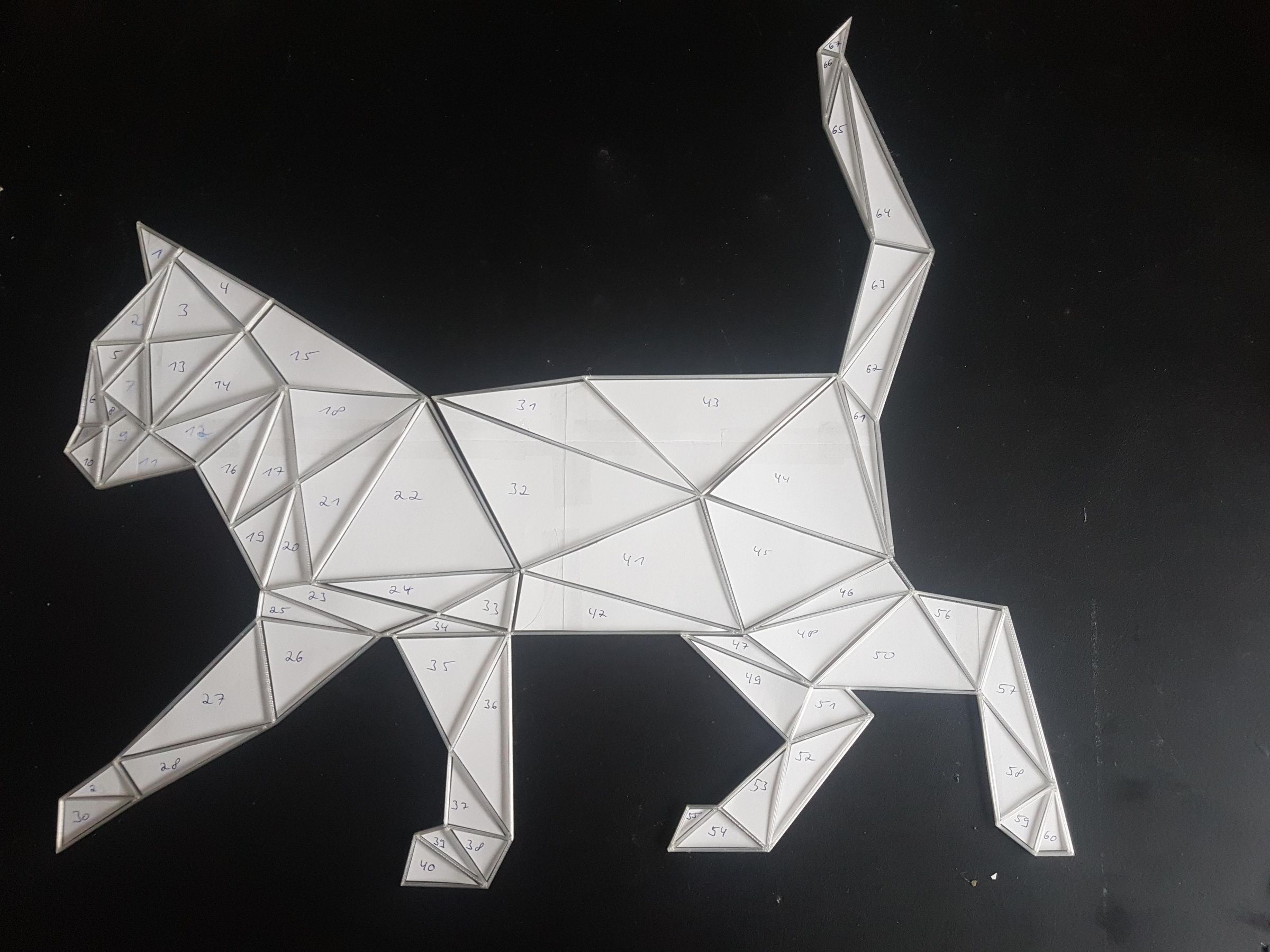 Polygon Cat With Acrylic : 12 Steps (with Pictures) - Instructables