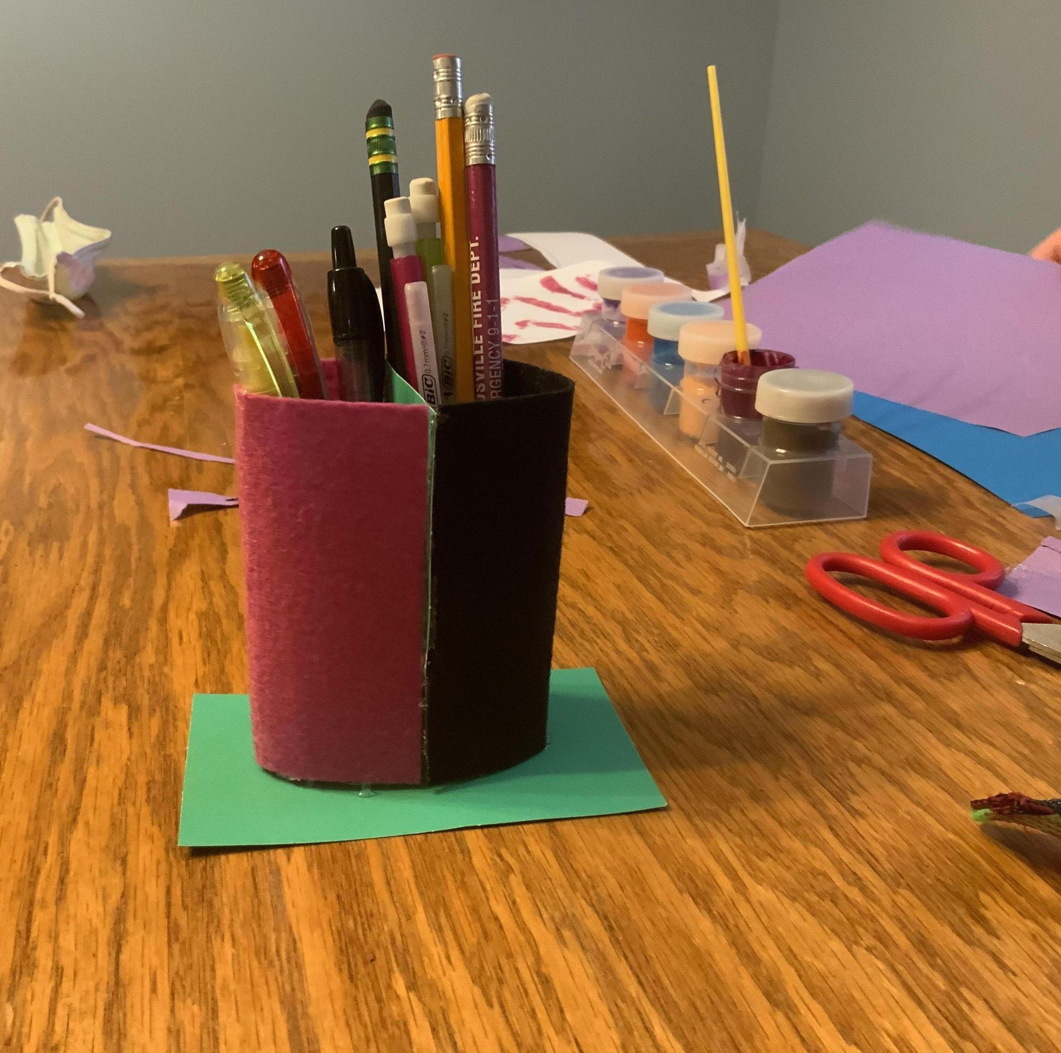 Easy Cheap Pencil Holder : 3 Steps - Instructables