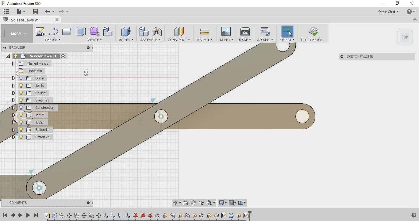 Designing Scissor Jaws in Fusion : 11 Steps (with Pictures) - Instructables