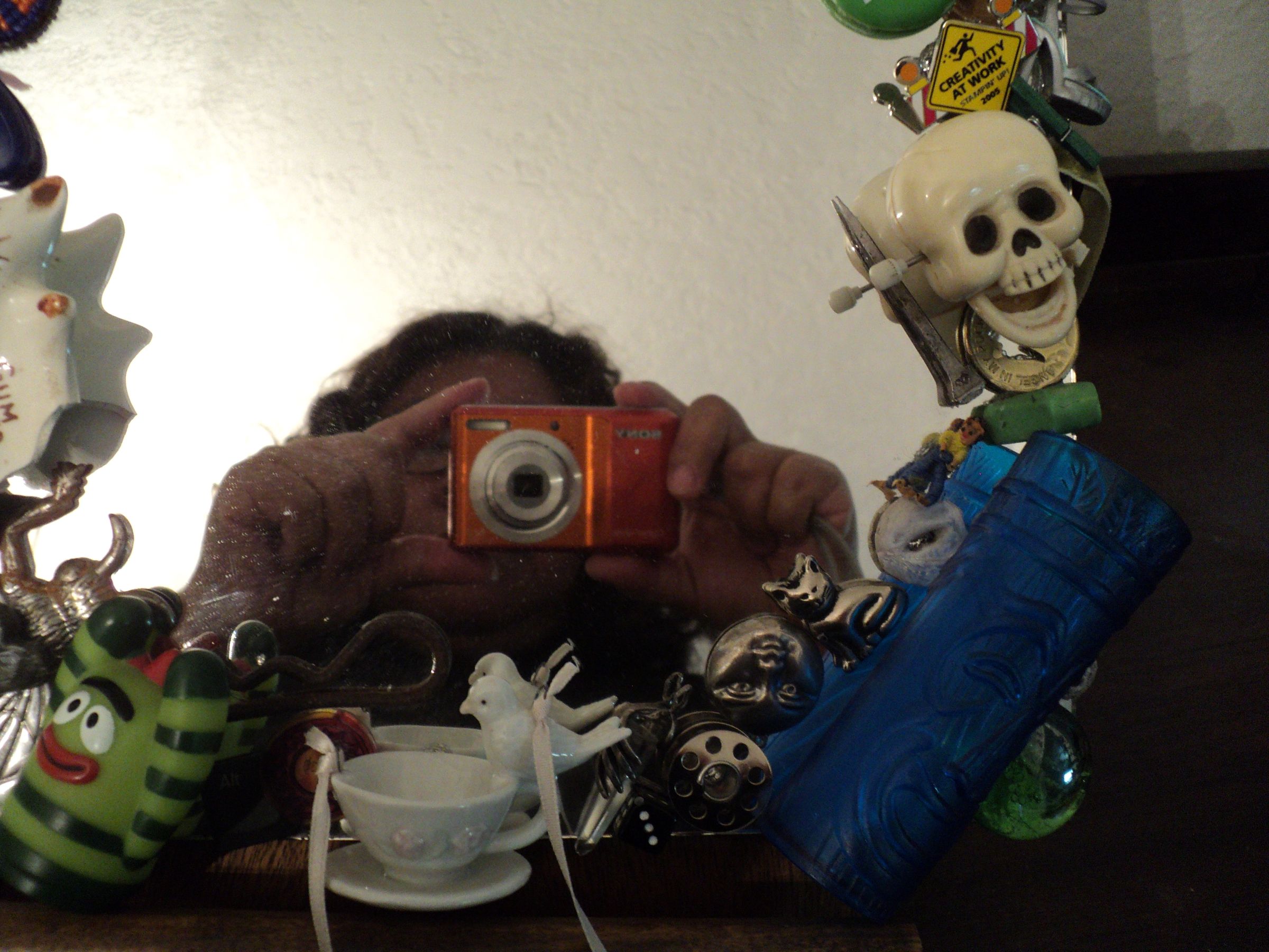 Make a Found Objects Memory Mirror (and Clean Your Junk Drawer) : 3 ...