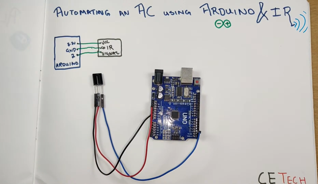 Automatic Arduino Based IR Remote Control Temperature Driven : 7 Steps ...