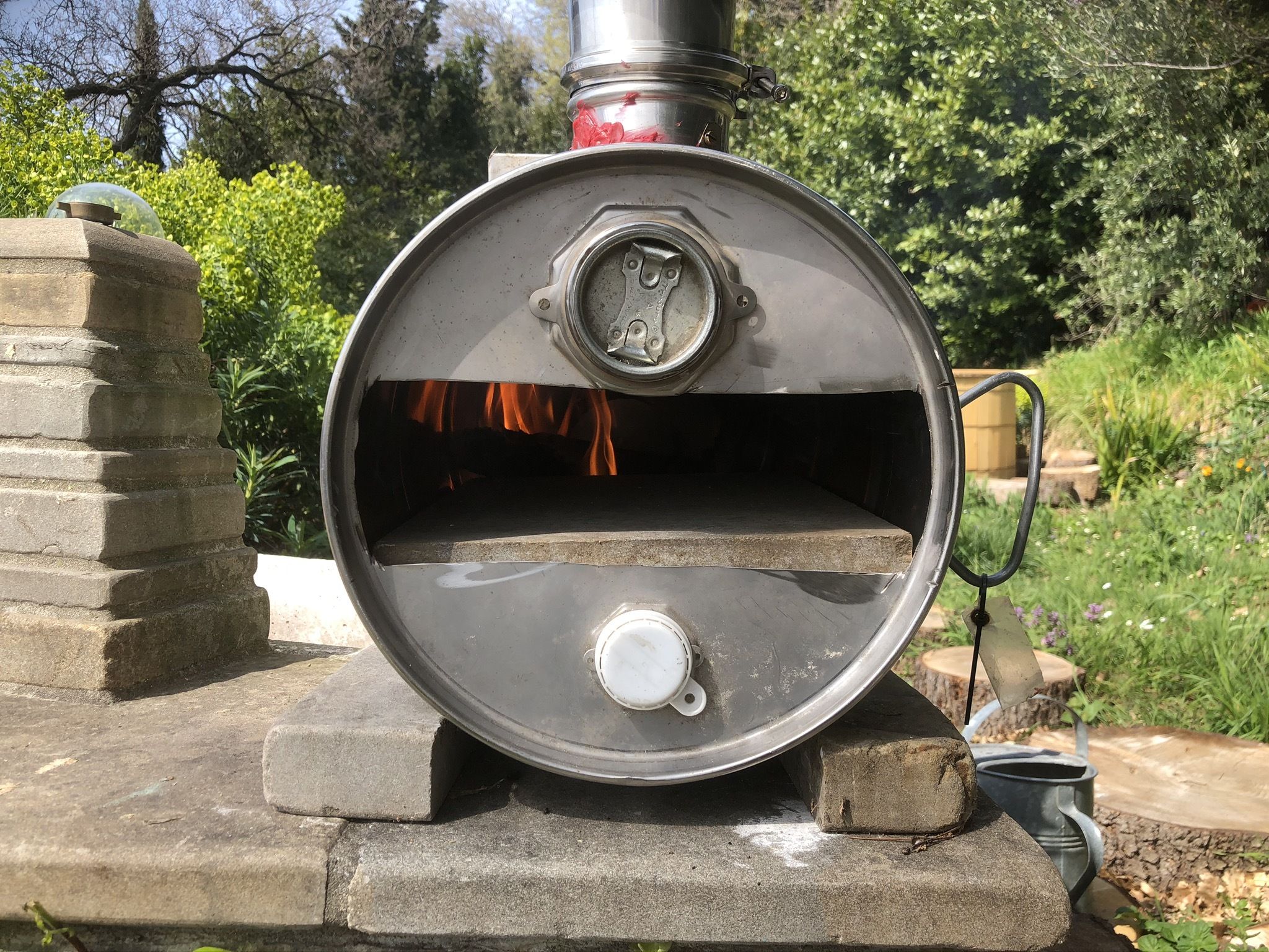 Small Experimental Portable Pizza Oven From Scrap : 3 Steps - Instructables