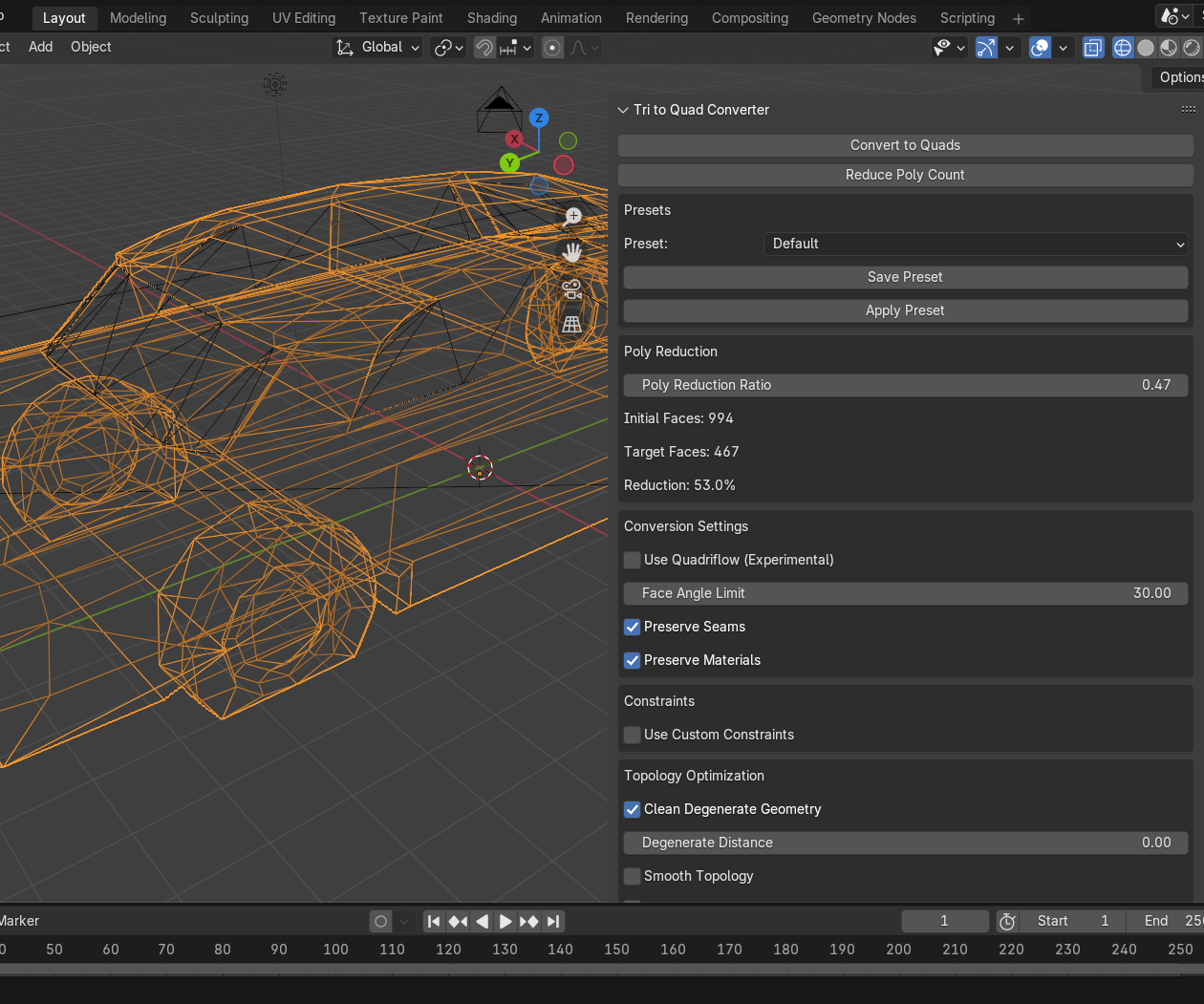 Mastering Blender: Convert Tris to Quads Manually or With Quadify : 7 Steps (with Pictures ...