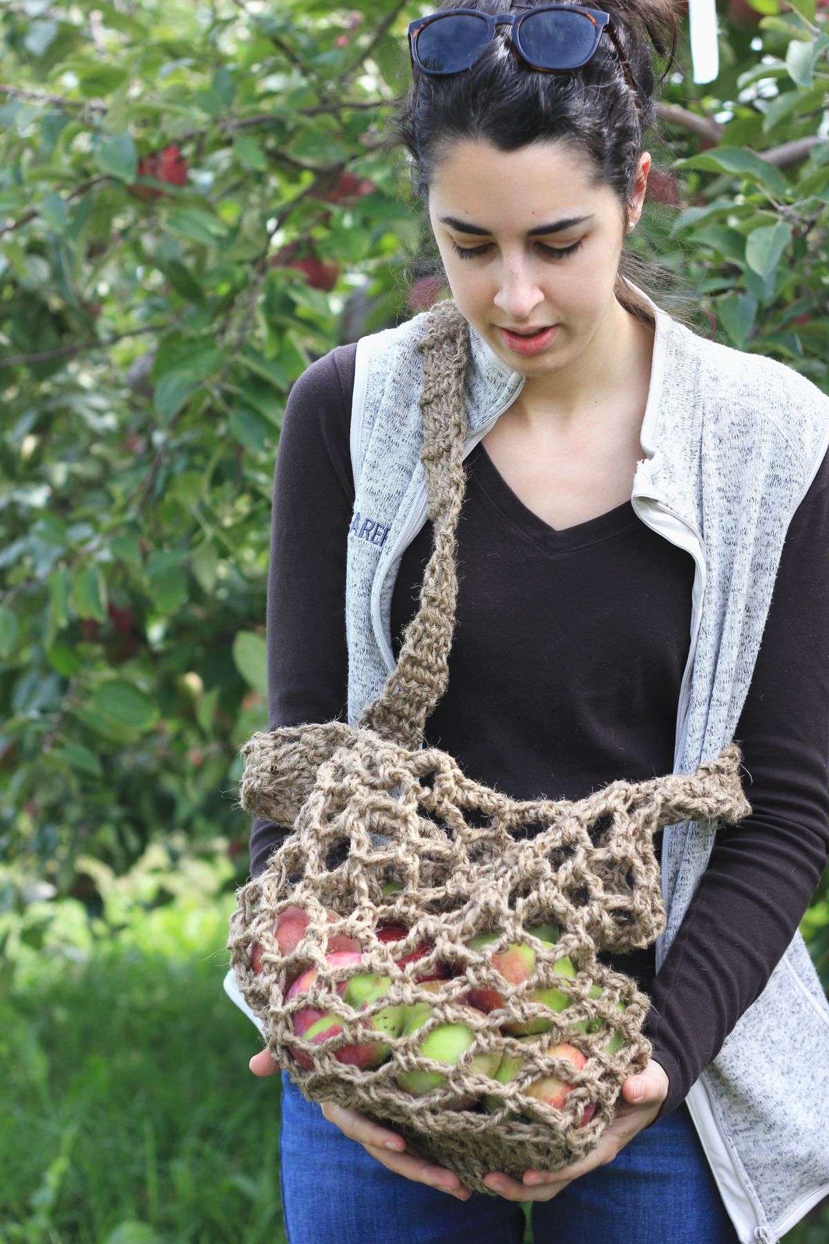 Rustic Crochet Apple Bag : 3 Steps - Instructables