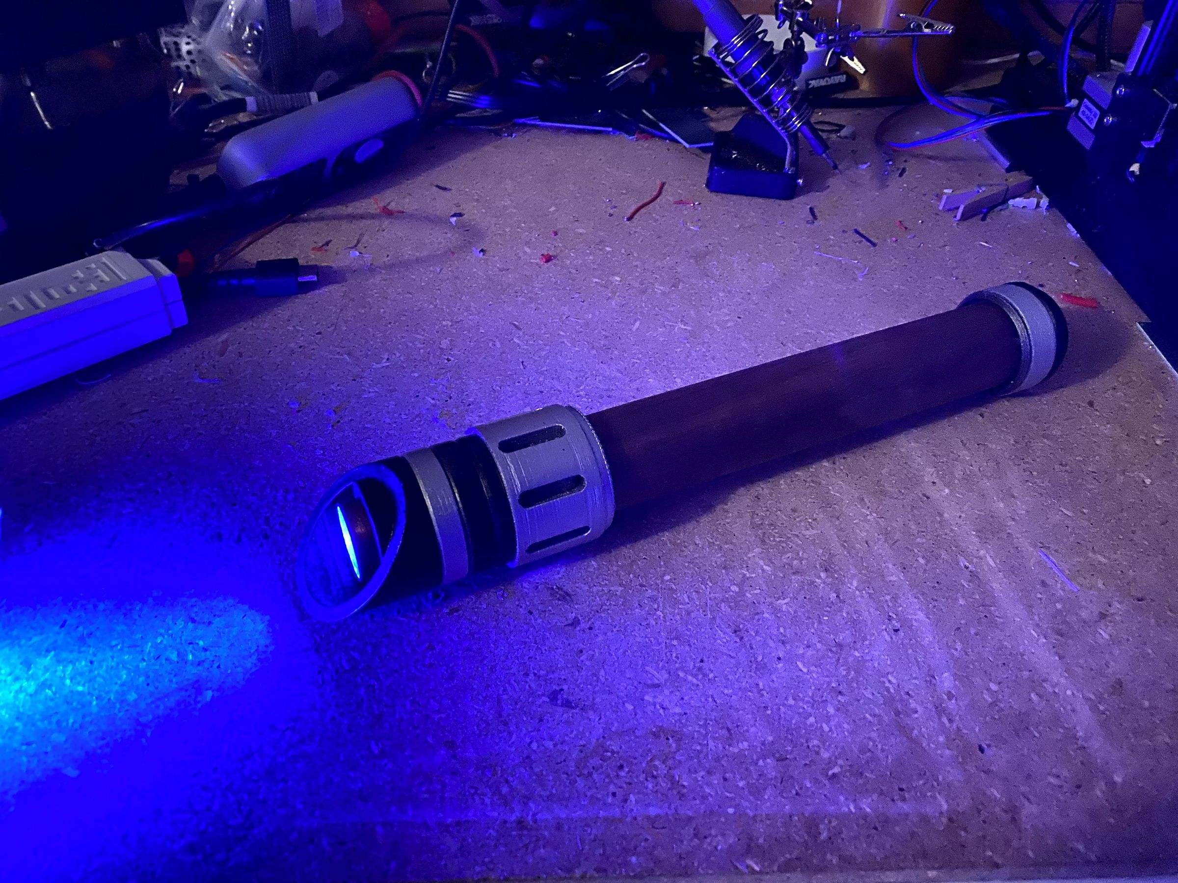 Arduino Powered RGB Lightsaber: With Sound Effects and Flash on Clash ...
