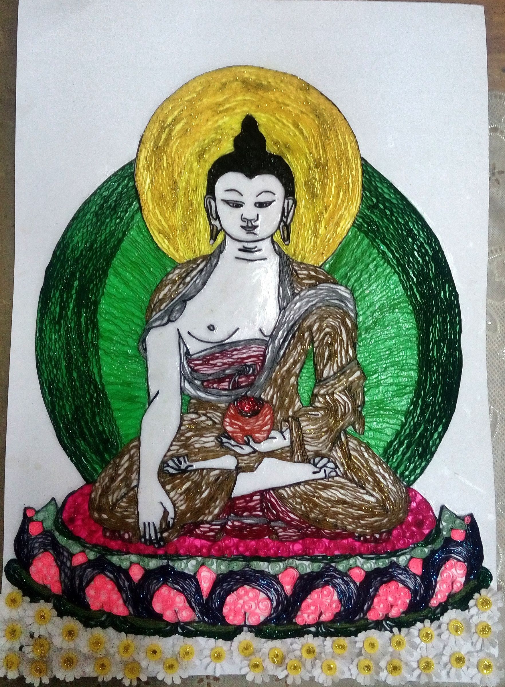 Quilling Lord Buddha - Instructables