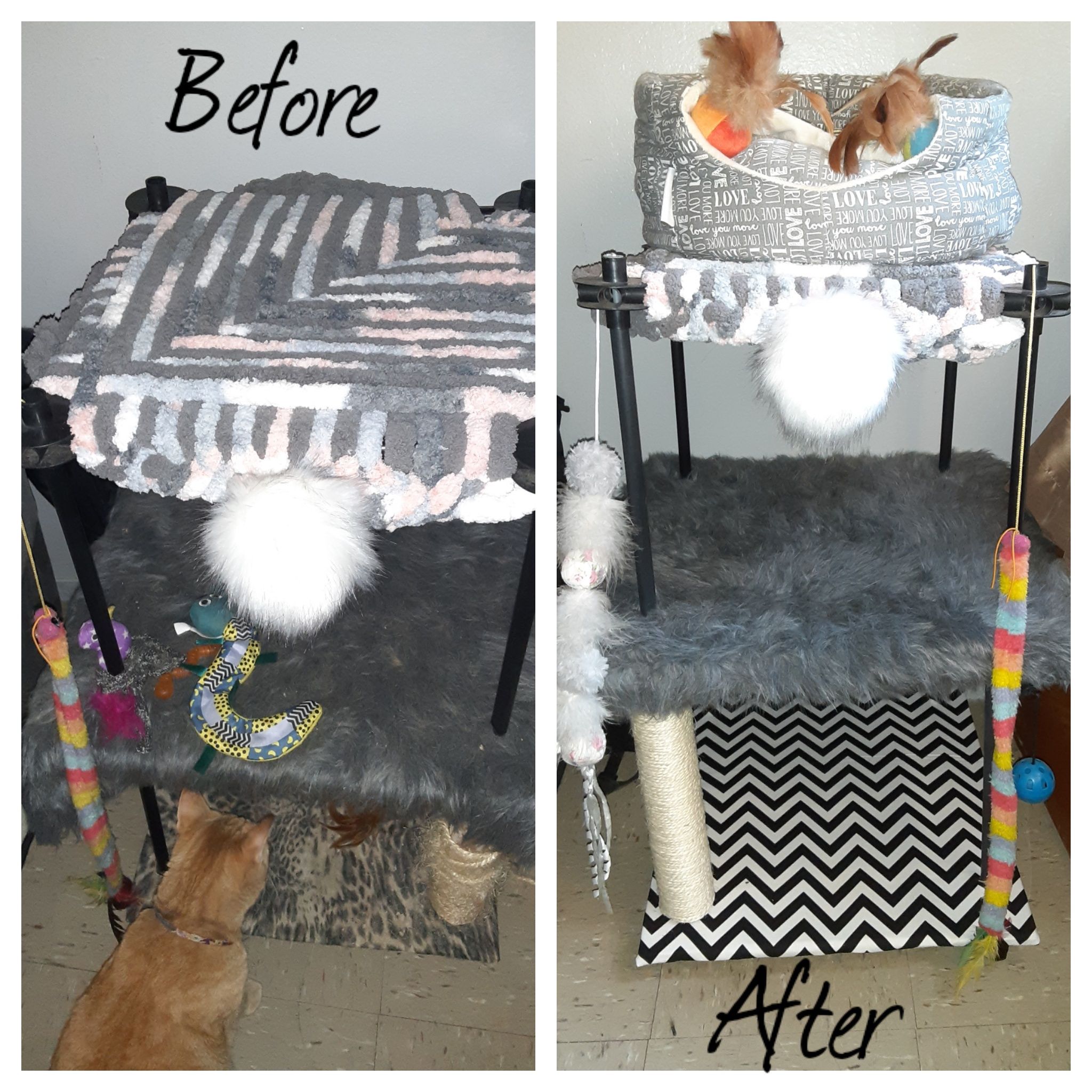 Cat Tower "Re-fresh" : 4 Steps - Instructables