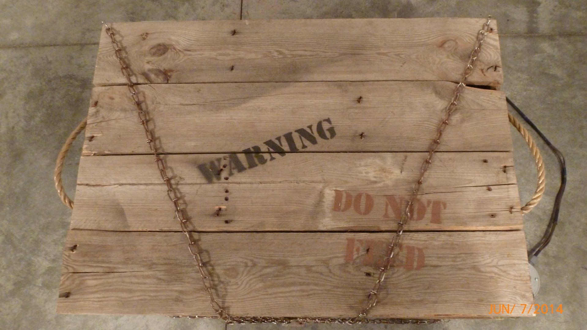 Monster in a Box, Haunted House Halloween Prop : 6 Steps (with Pictures ...