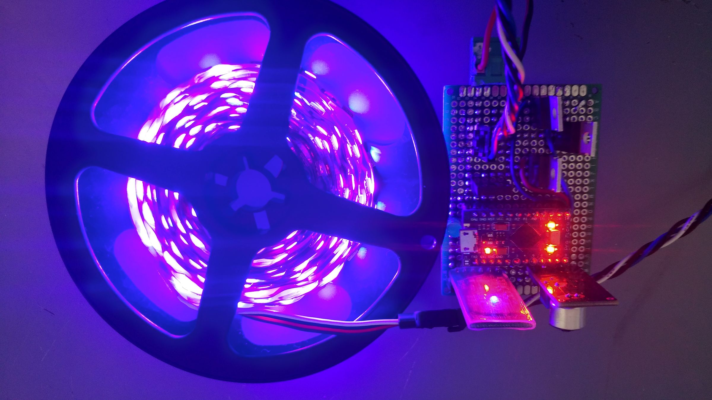 RGB Led Strip Bluetooth Controller V3 + Music Sync + Ambient Light ...