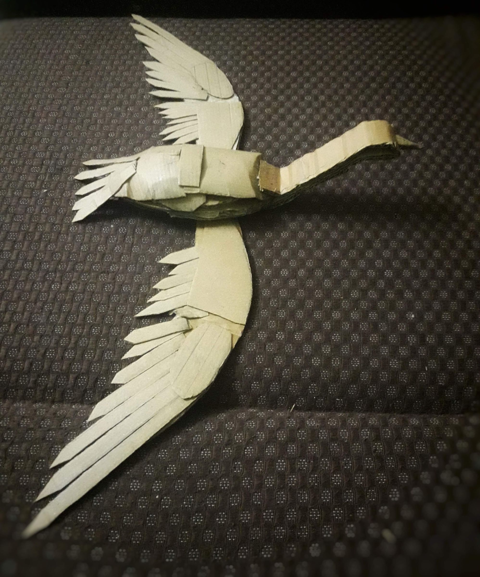 Mechanical Cardboard Bird : 9 Steps (with Pictures) - Instructables
