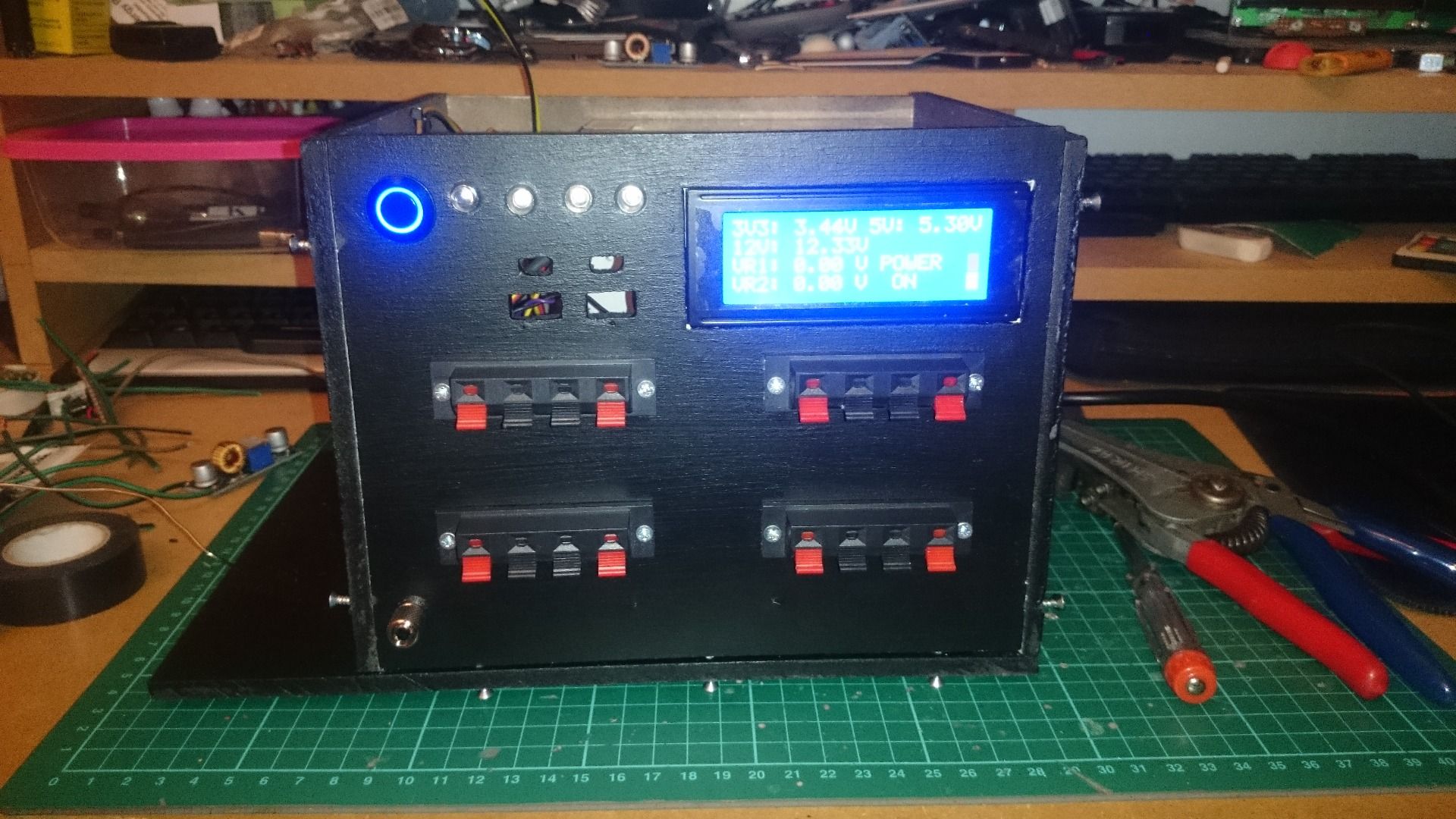 Bench PSU Power Supply From Old ATX With Arduino and LCD Monitor : 7 ...