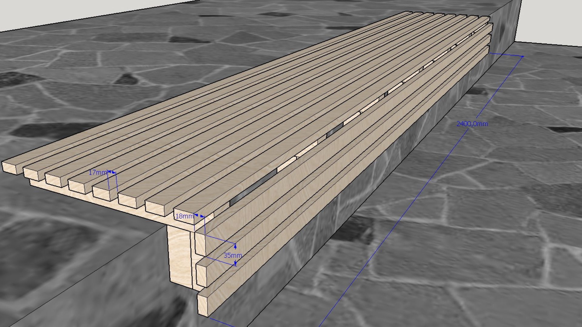 Outdoor Wooden Slat Bench Seat : 20 Steps (with Pictures) - Instructables