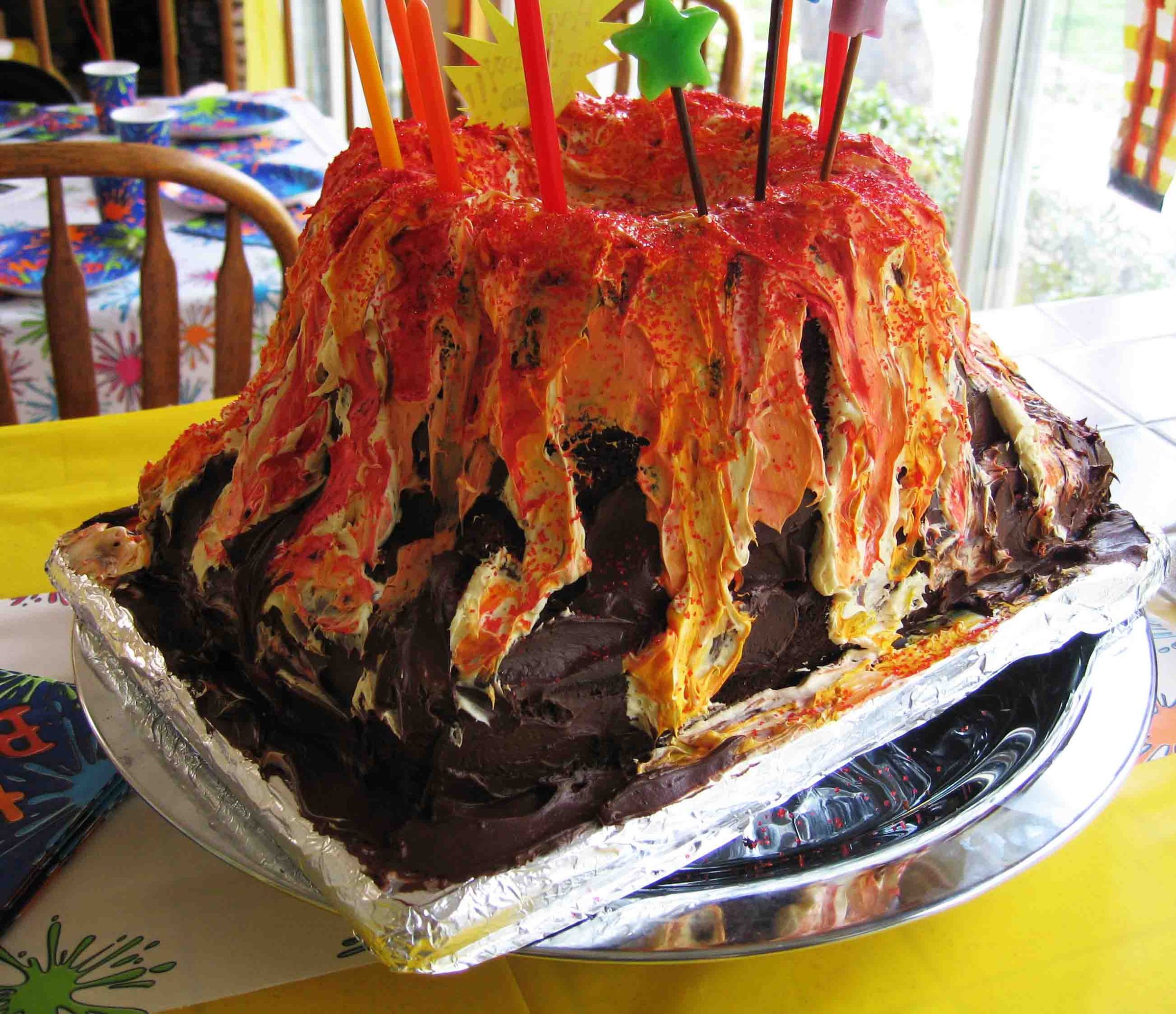 Really Smoking Volcano Cake! : 3 Steps - Instructables