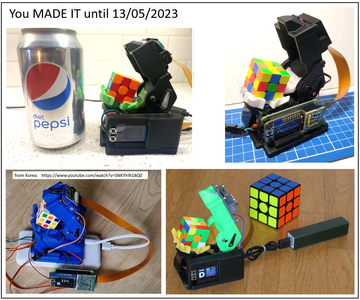 DIY the World's Smallest Rubik's Cube Solver Robot : 13 Steps (with ...