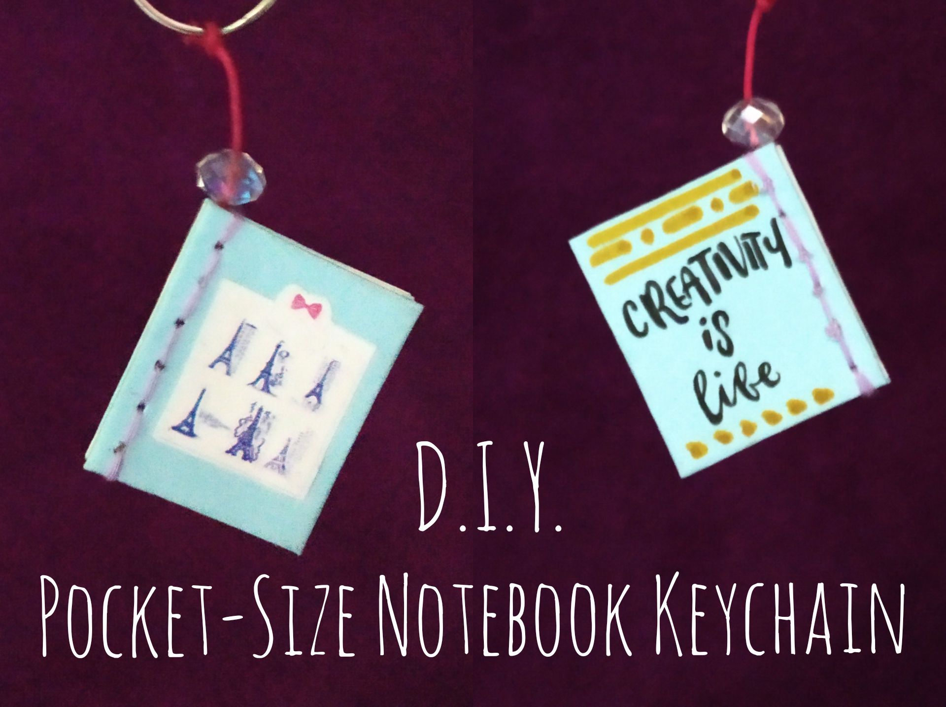 D.I.Y. Pocket-Size Notebook Keychain : 5 Steps - Instructables