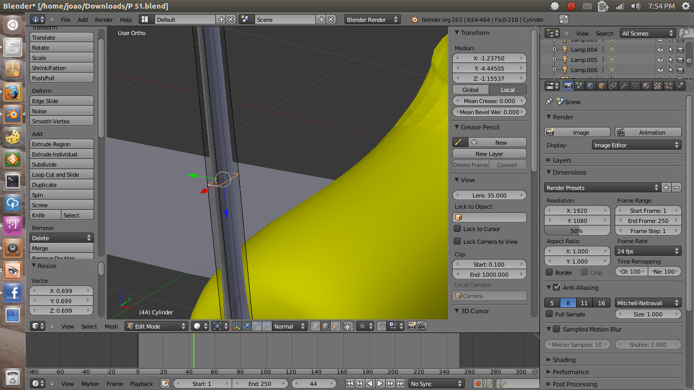 Modelling in Blender: Airplane Part 1 : 8 Steps - Instructables