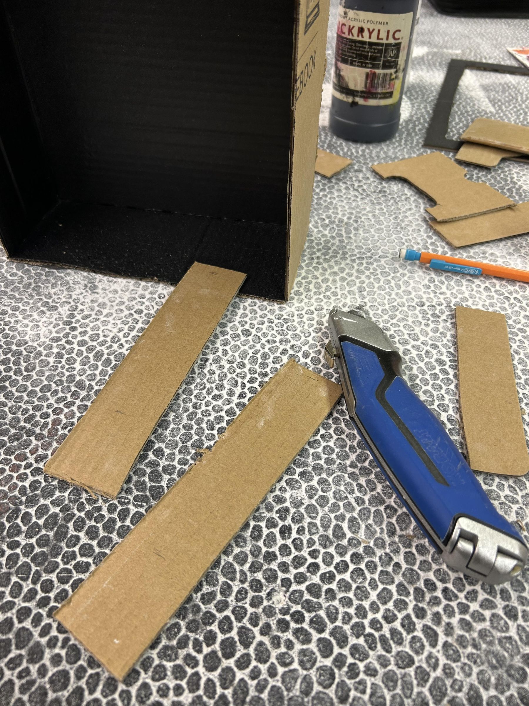 Scrap Cardboard Shadow Box : 6 Steps - Instructables
